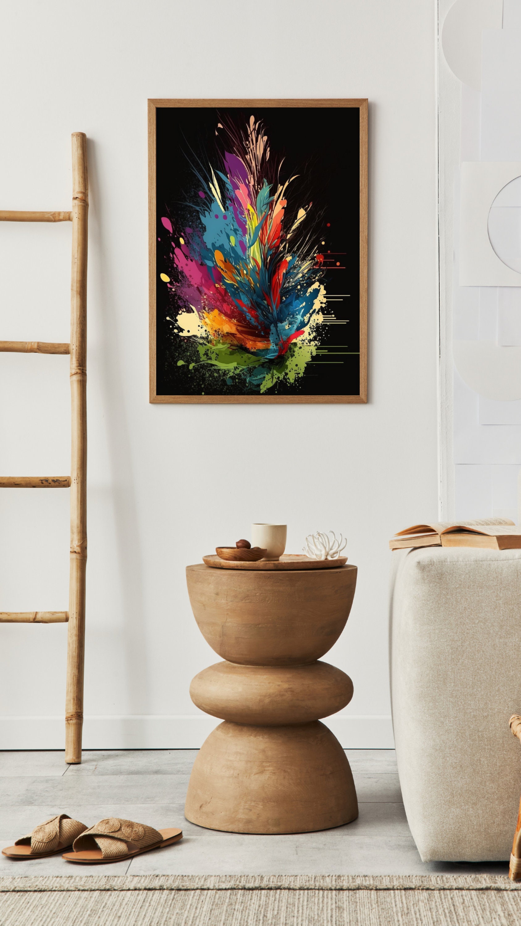 Colorful Abstract Art Print: Modern Home Decor (digital Download) - Etsy