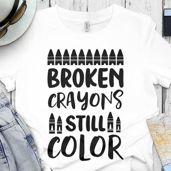 Broken Crayons Still Color Svg - Etsy