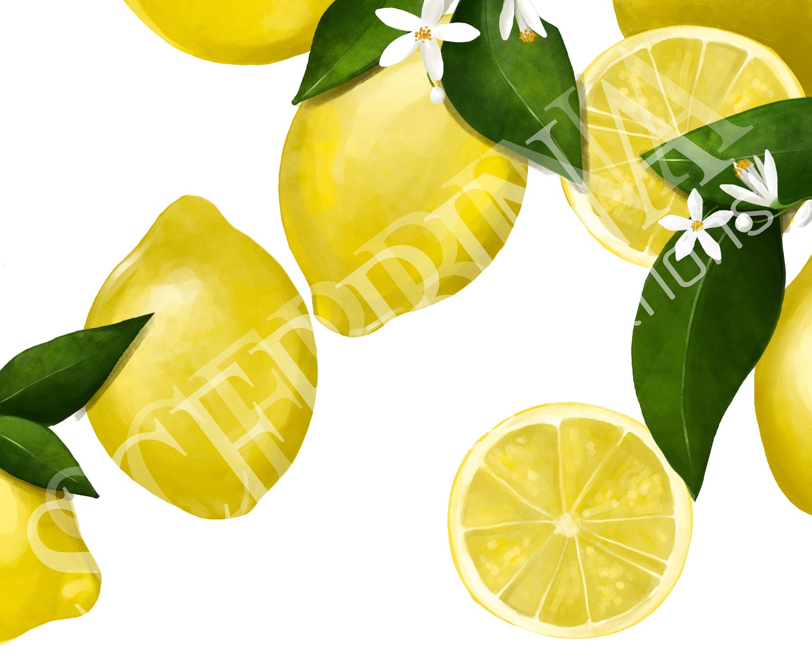 Italian Ceramics, Lemons, Ceramic Tile, Italy, Watercolor Fruit ...