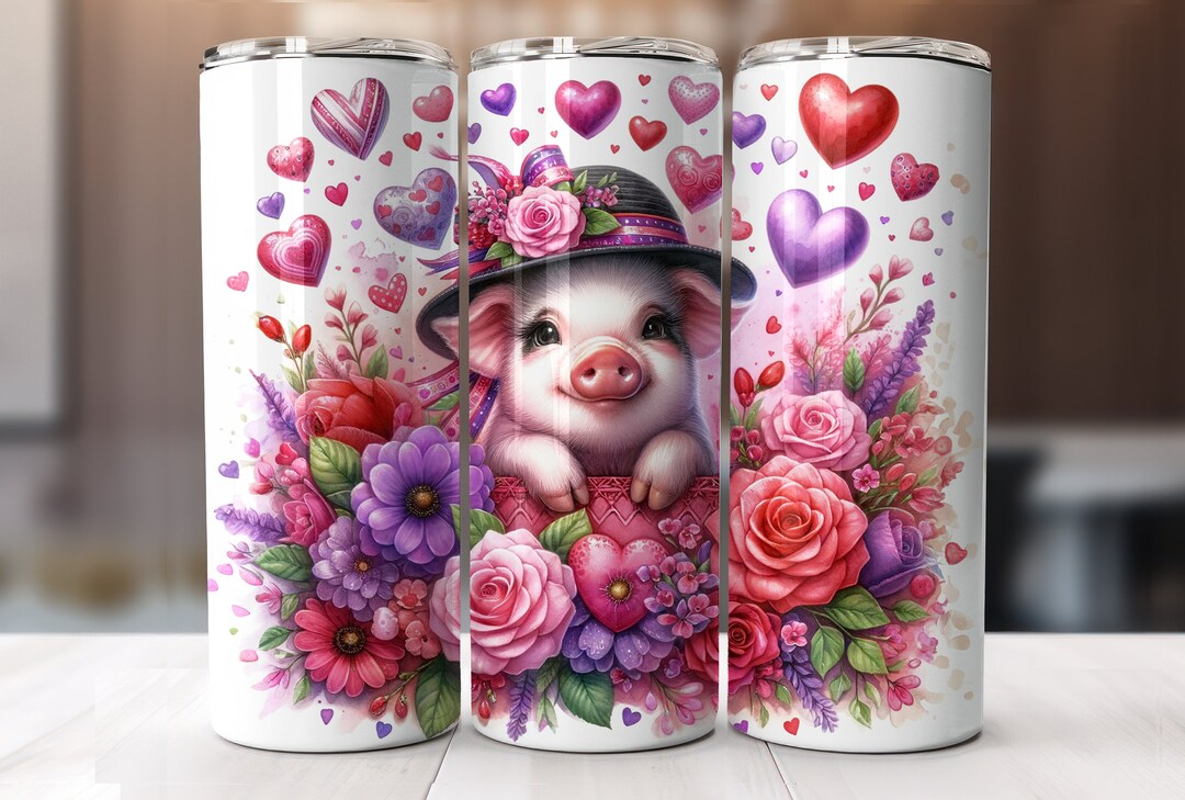 Adorable Valentine Pig High Definition Graphic - Etsy