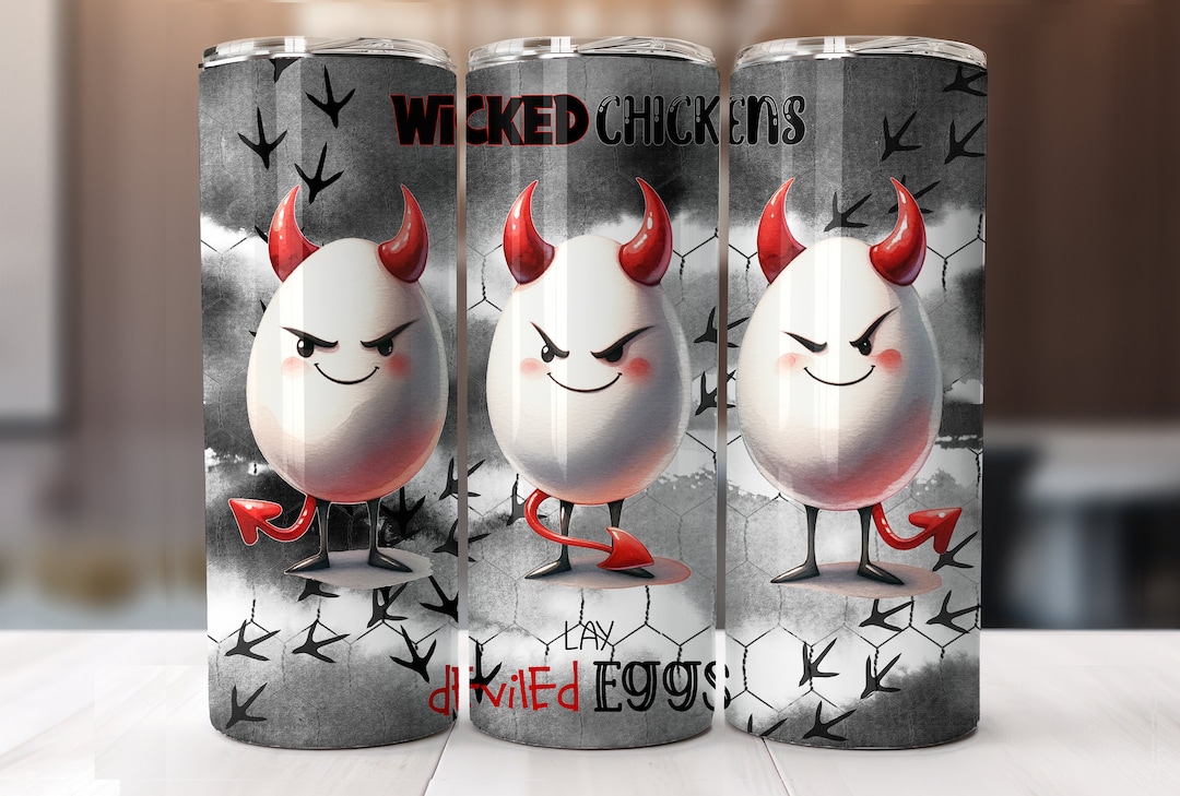 Wicked Chickens Lay Deviled Eggs High Definition Graphic - Etsy