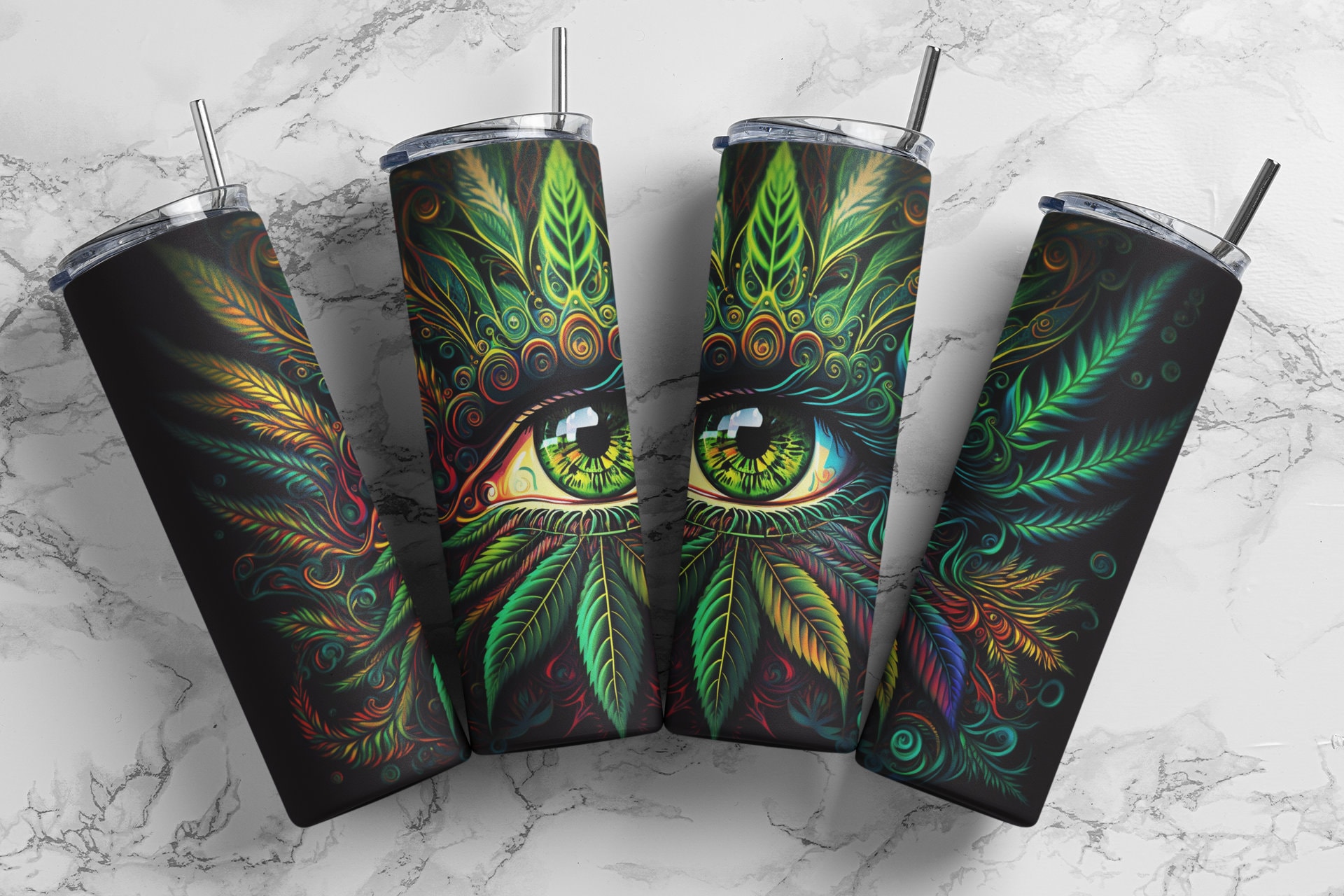 The Greenest Eye, Marijuana Theme High Resolution Graphic - Etsy