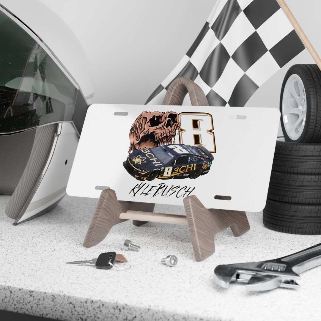 Kyle Busch Nascar Punk Style License Plate Rowdy RCR - Etsy