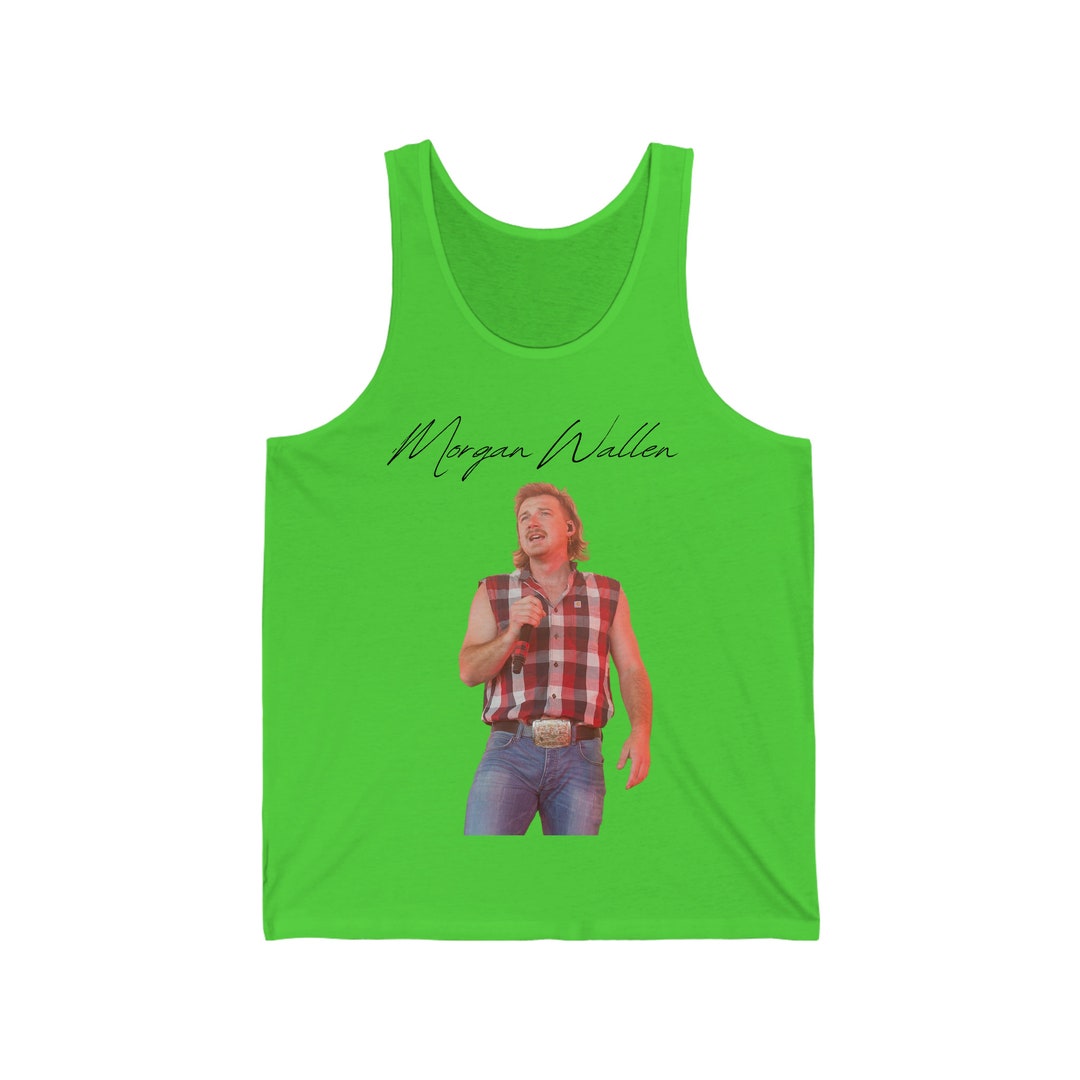 Morgan Wallen Country Music Portrait Unisex Jersey Tank - Etsy