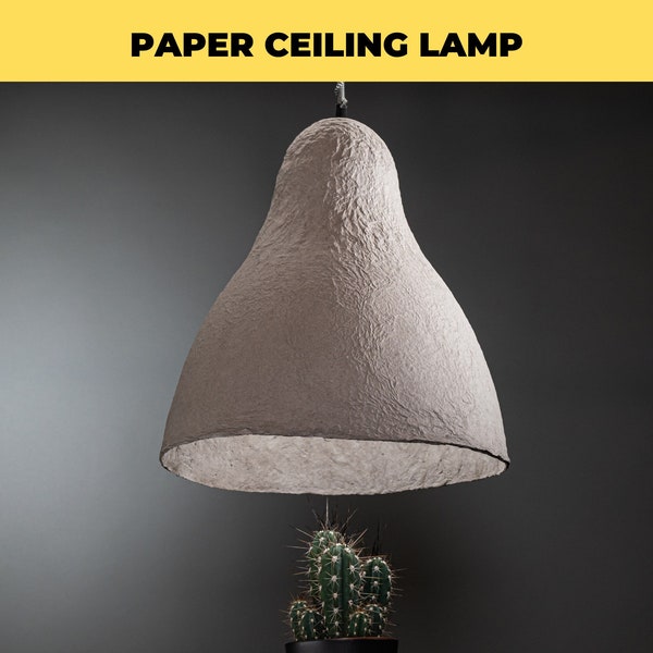 Paper Pulp Lamp - Etsy UK