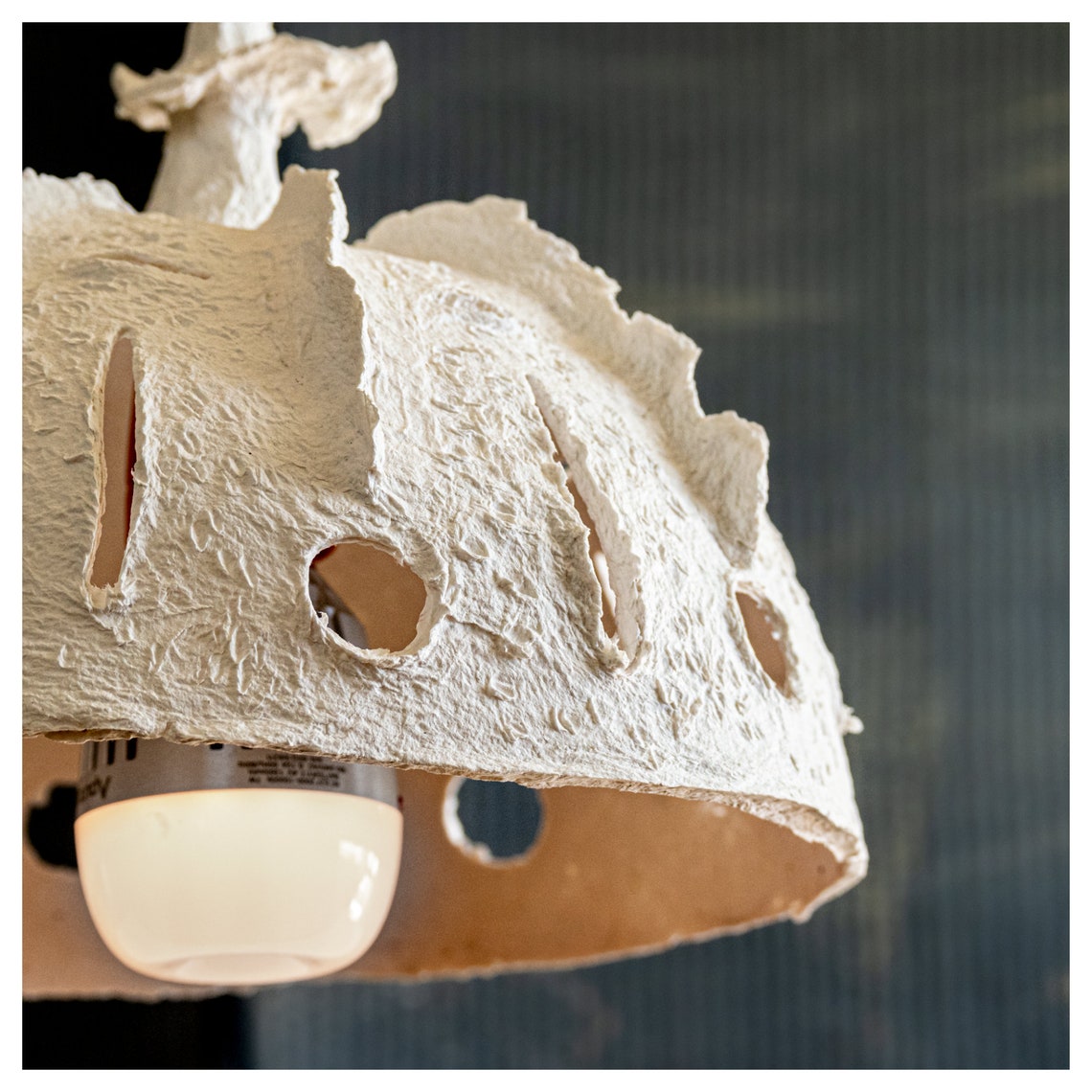 Papier Mache Lamp Shadenull
