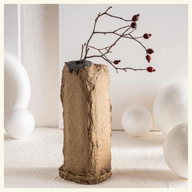 Paper Mache Vase - Etsy