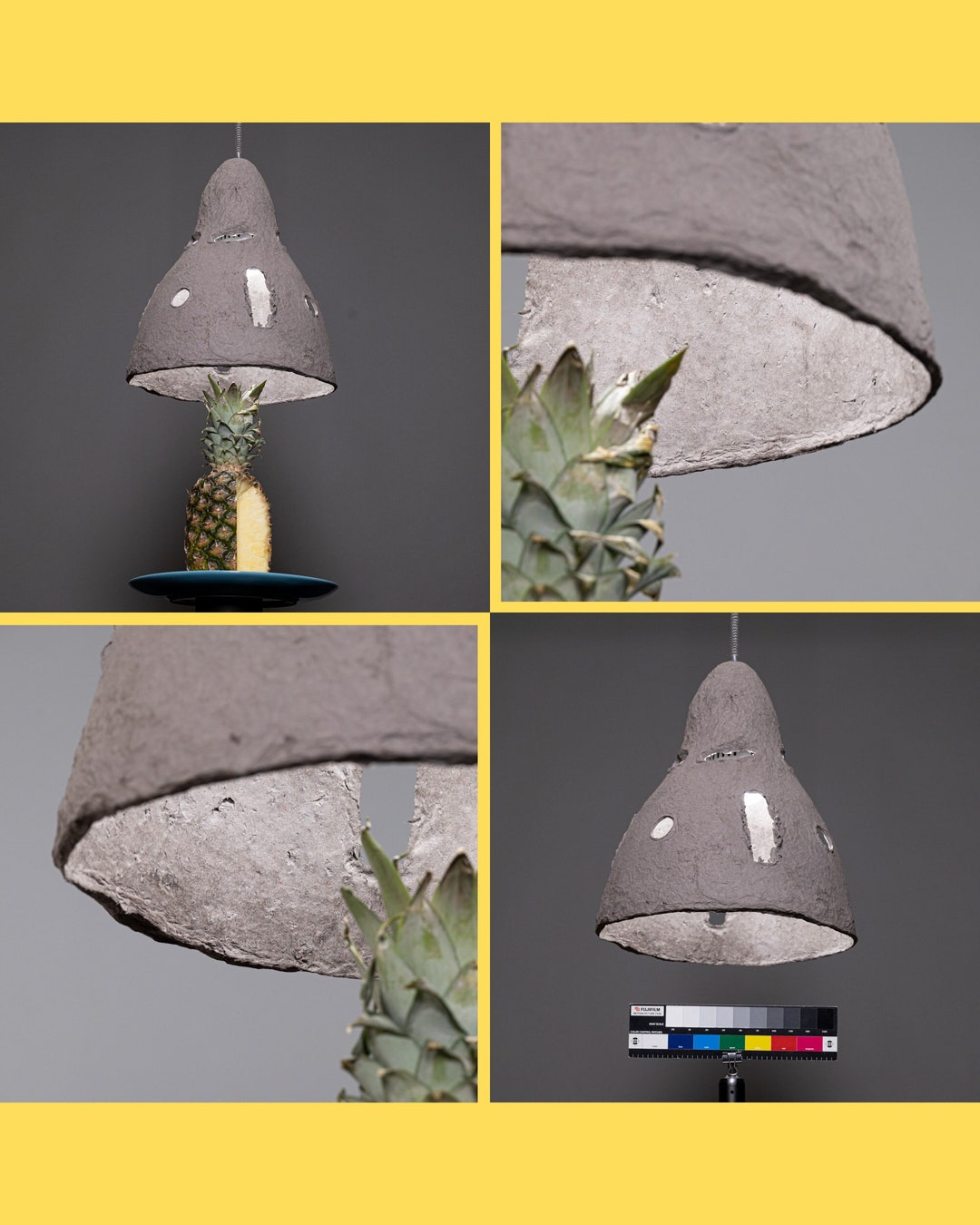 Industrial Hanging Paper Pulp Lampshade for Kitchen, Living Room, Hotel ...