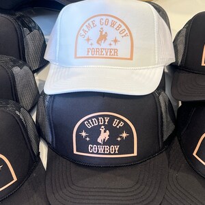 Giddy up Cowboy // Bachelorette Hats - Etsy