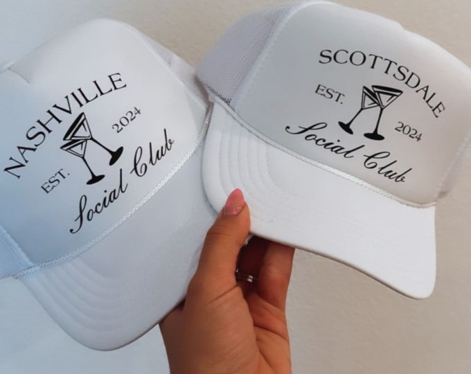 Custom Bachelorette Trucker Hat - Etsy