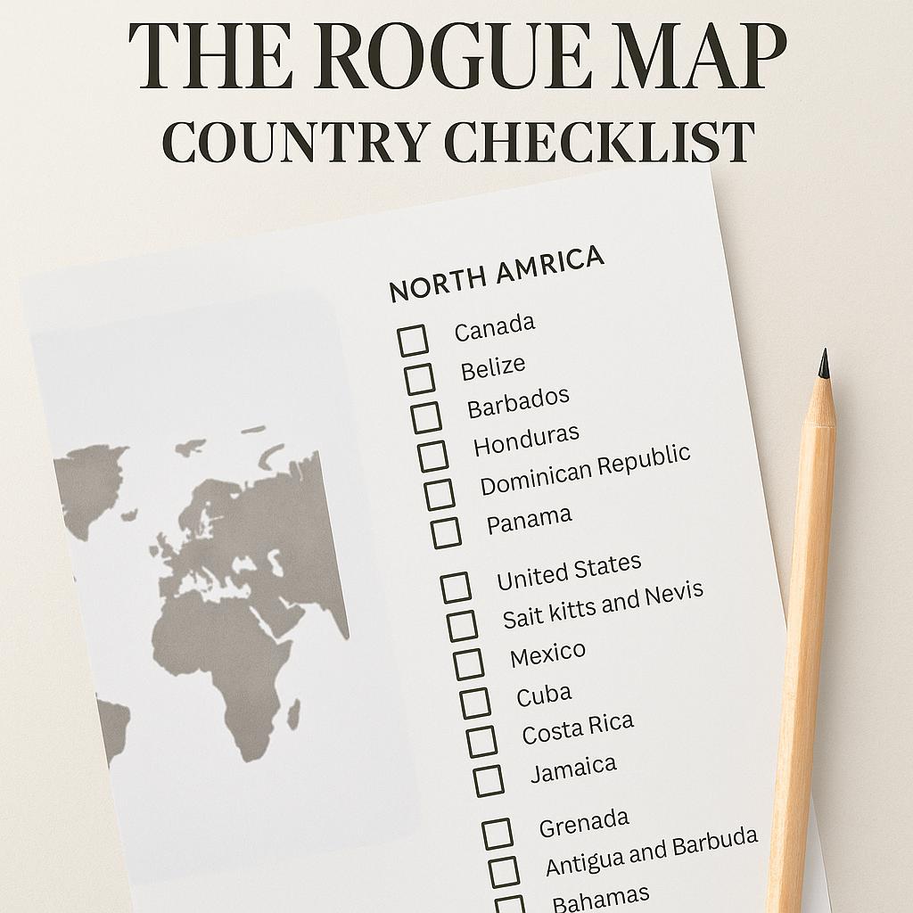 Printable + Clickable Country Checklist With 195 Countries, Fun Facts ...
