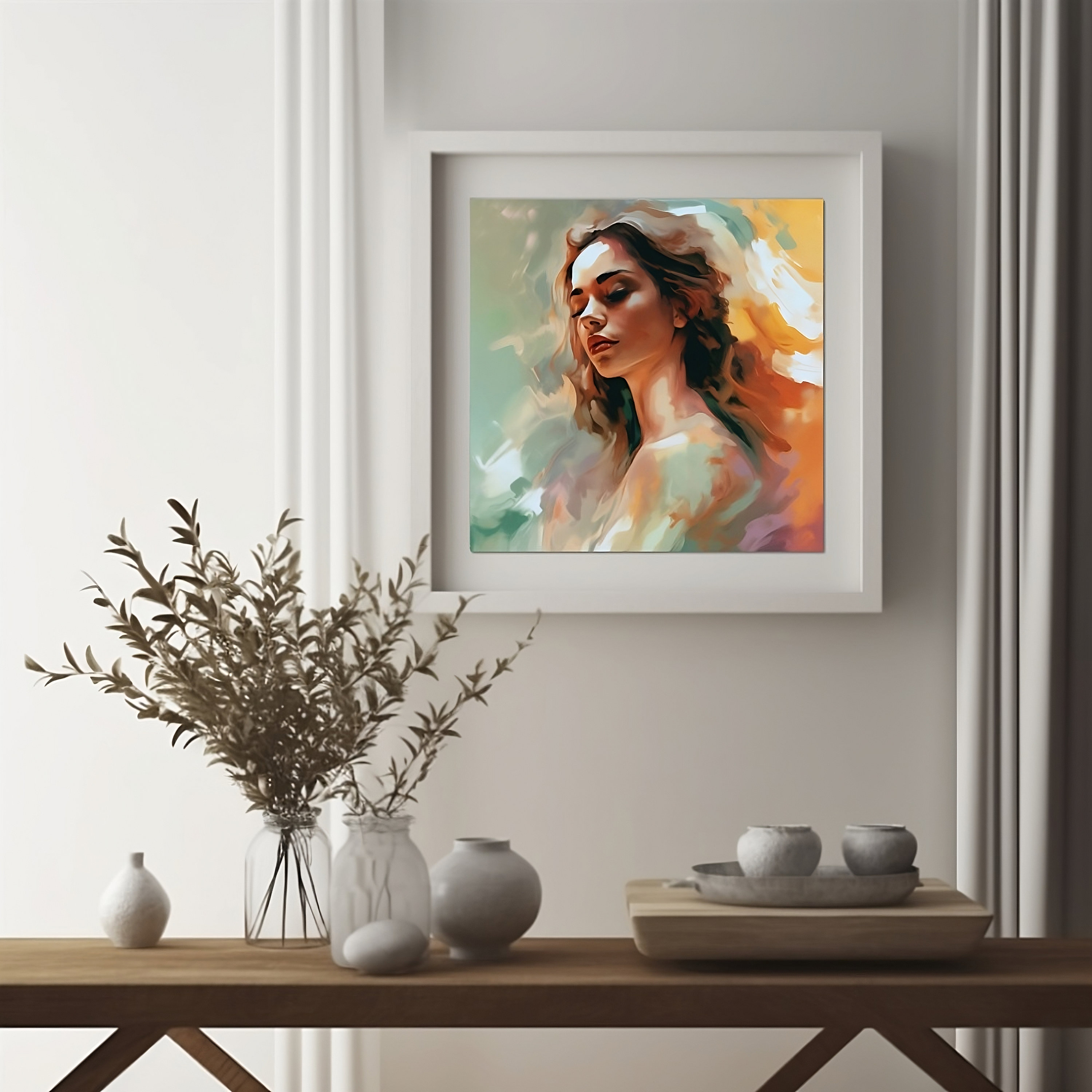 Ethereal Reverie: an Enchanting Digital Art Piece With Oil Painting ...