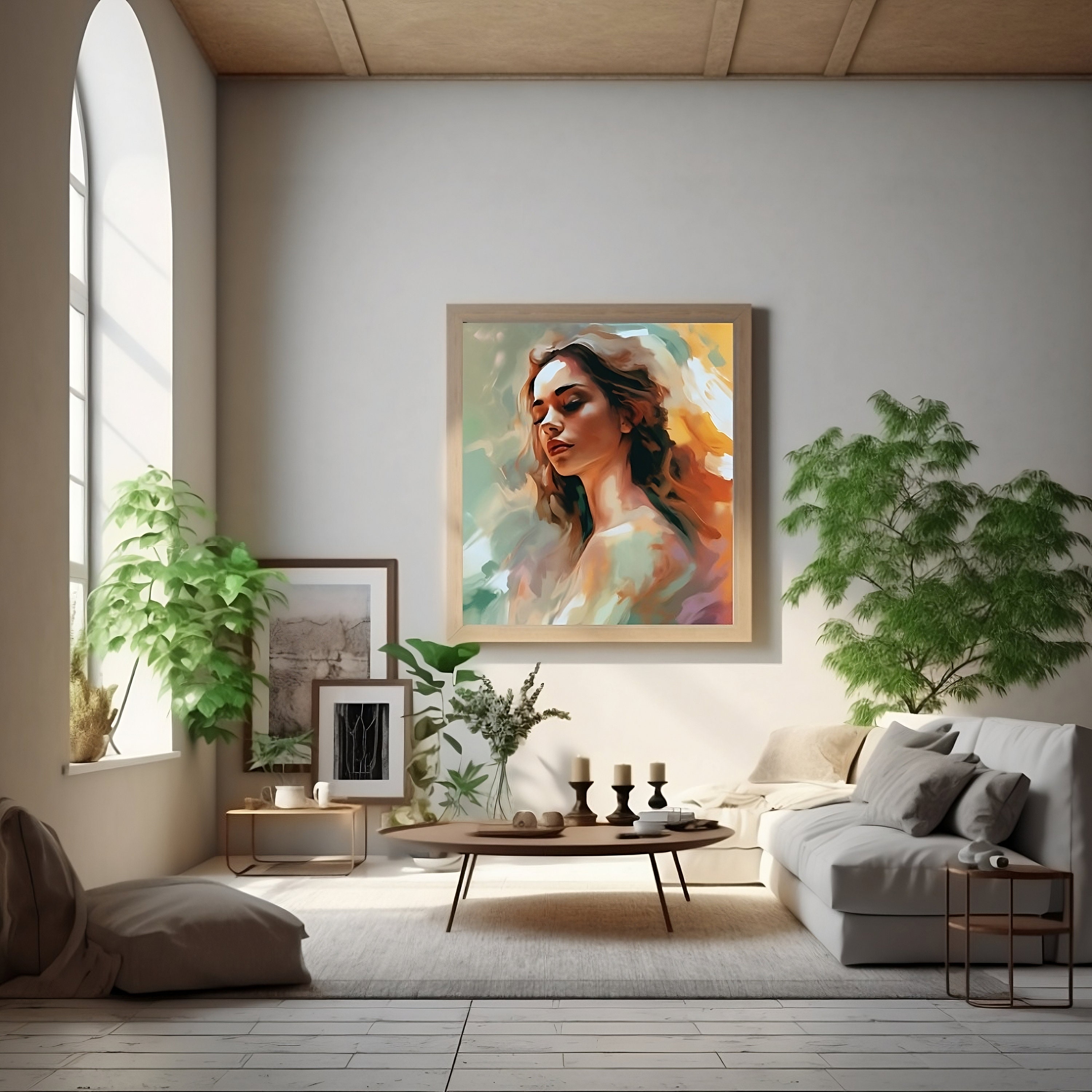 Ethereal Reverie: an Enchanting Digital Art Piece With Oil Painting ...