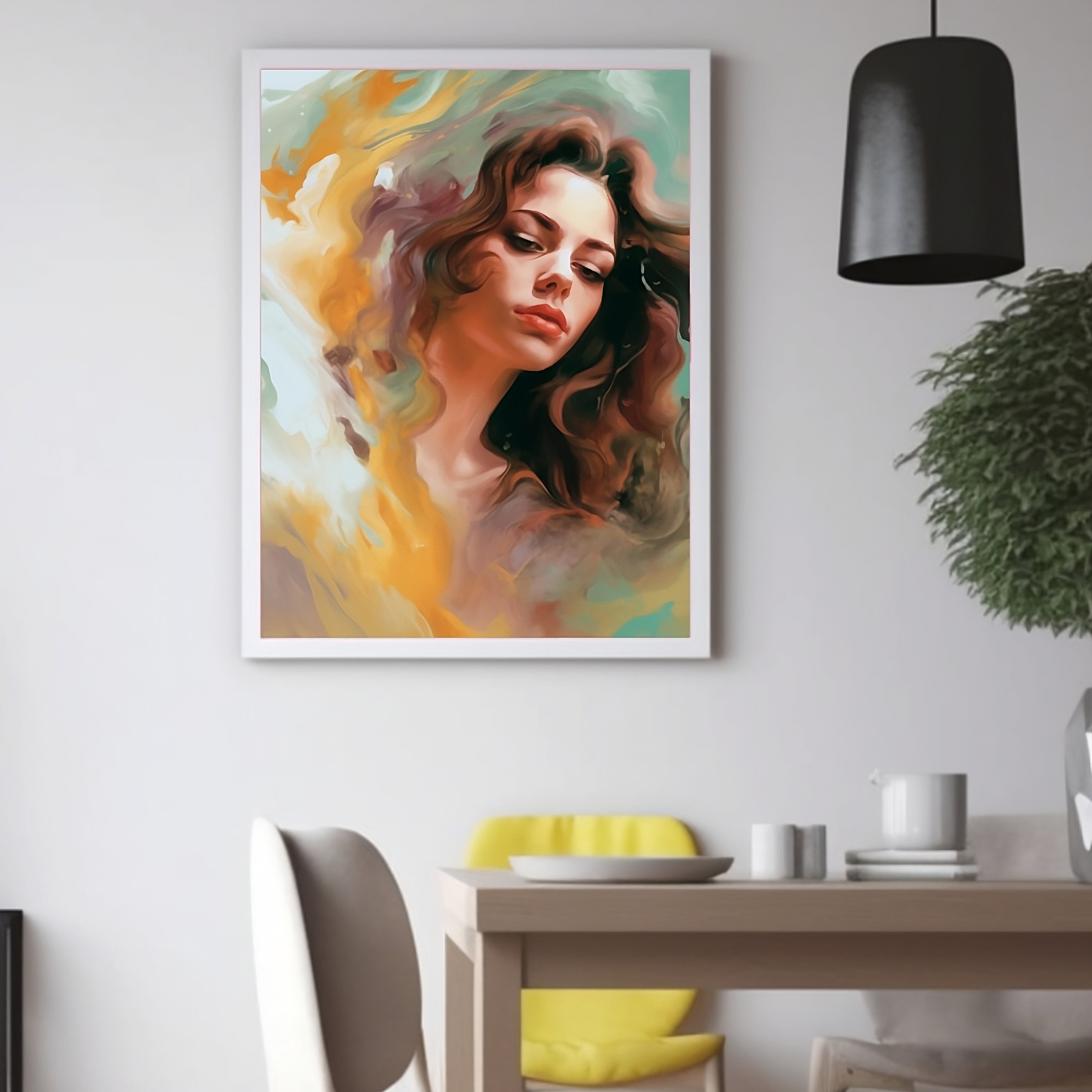 Ethereal Reverie: an Enchanting Digital Art Piece With Oil Painting ...