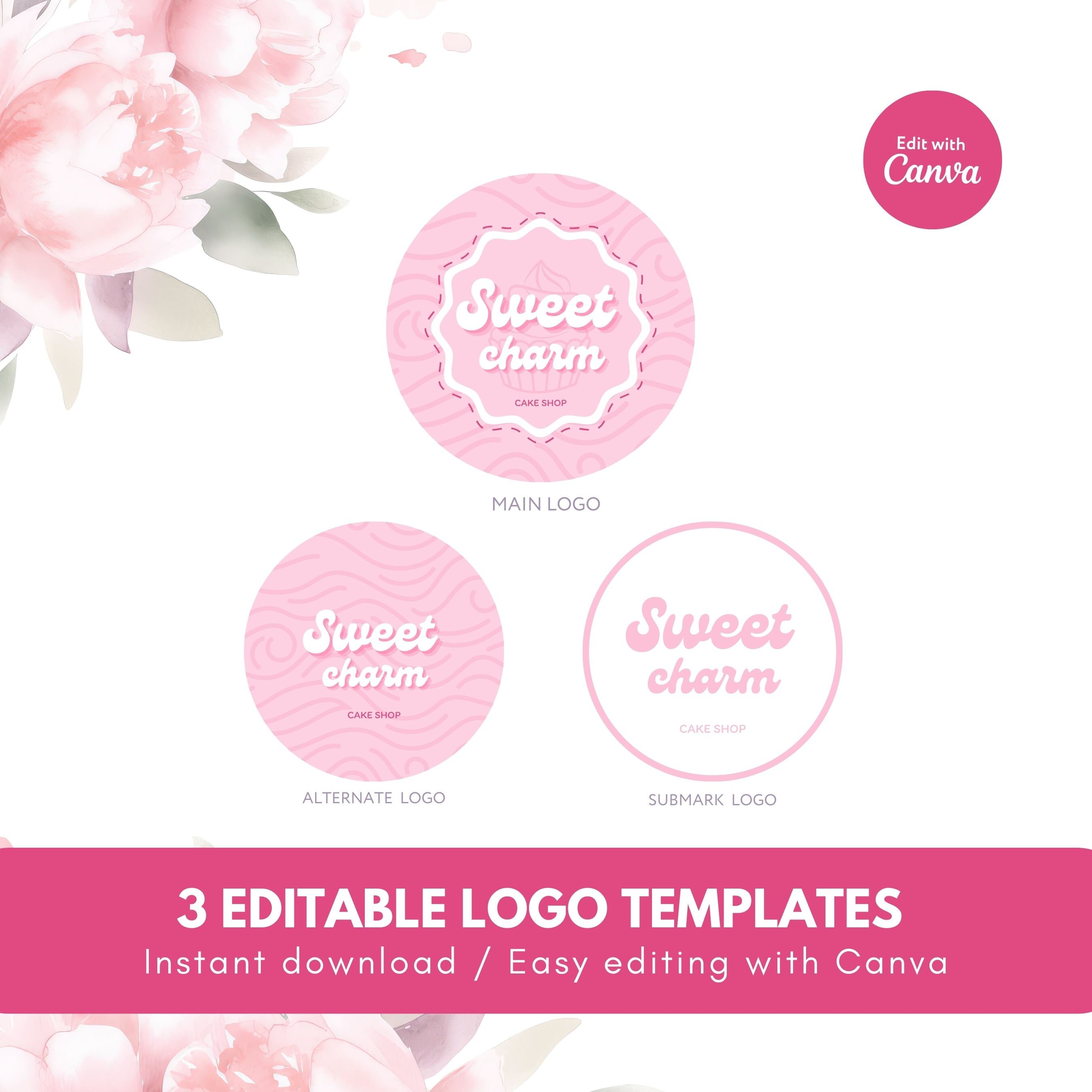 Bakery Logo Template, Baking Logo, Cake Business Logo, Cake Logo ...