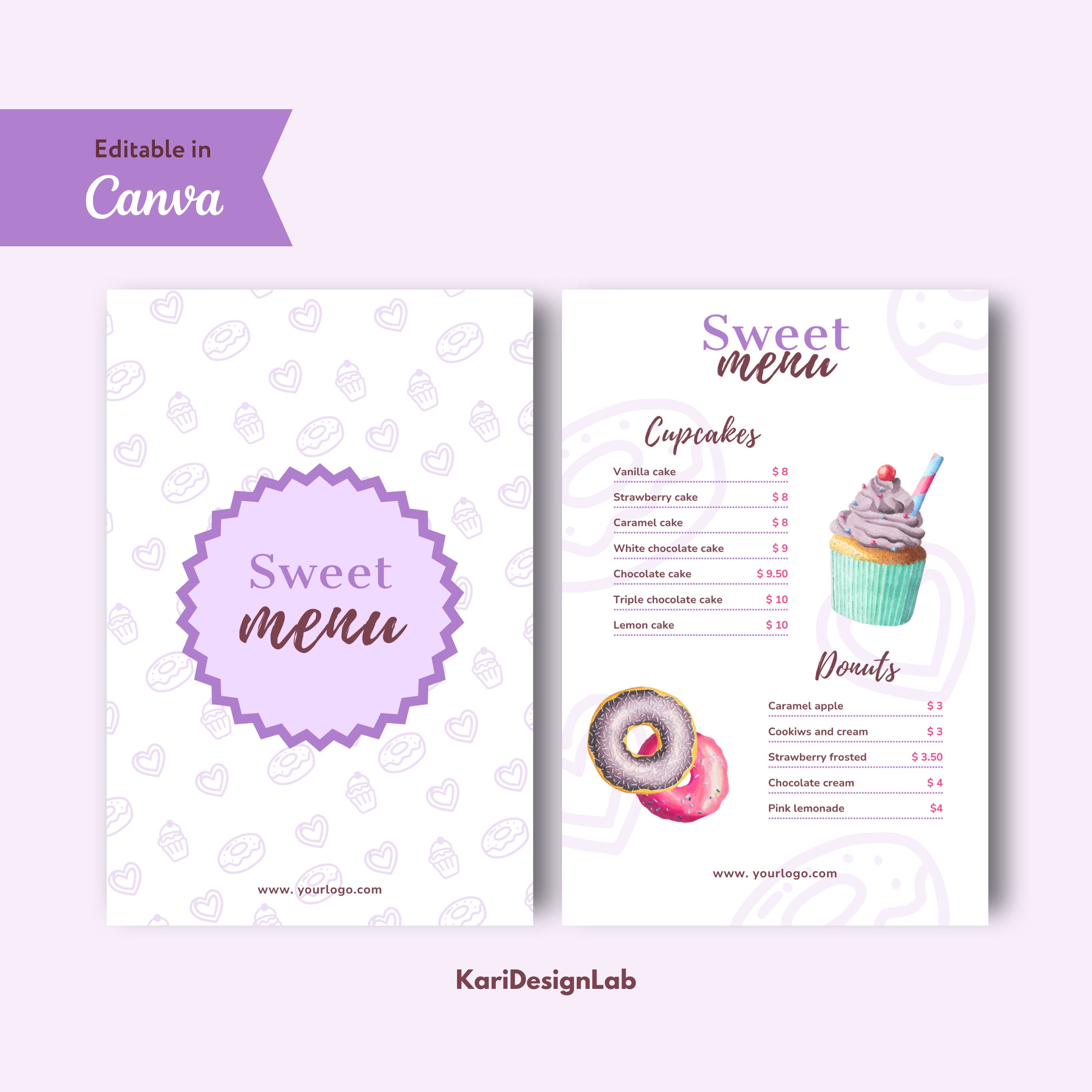 Dessert Menu Templates
