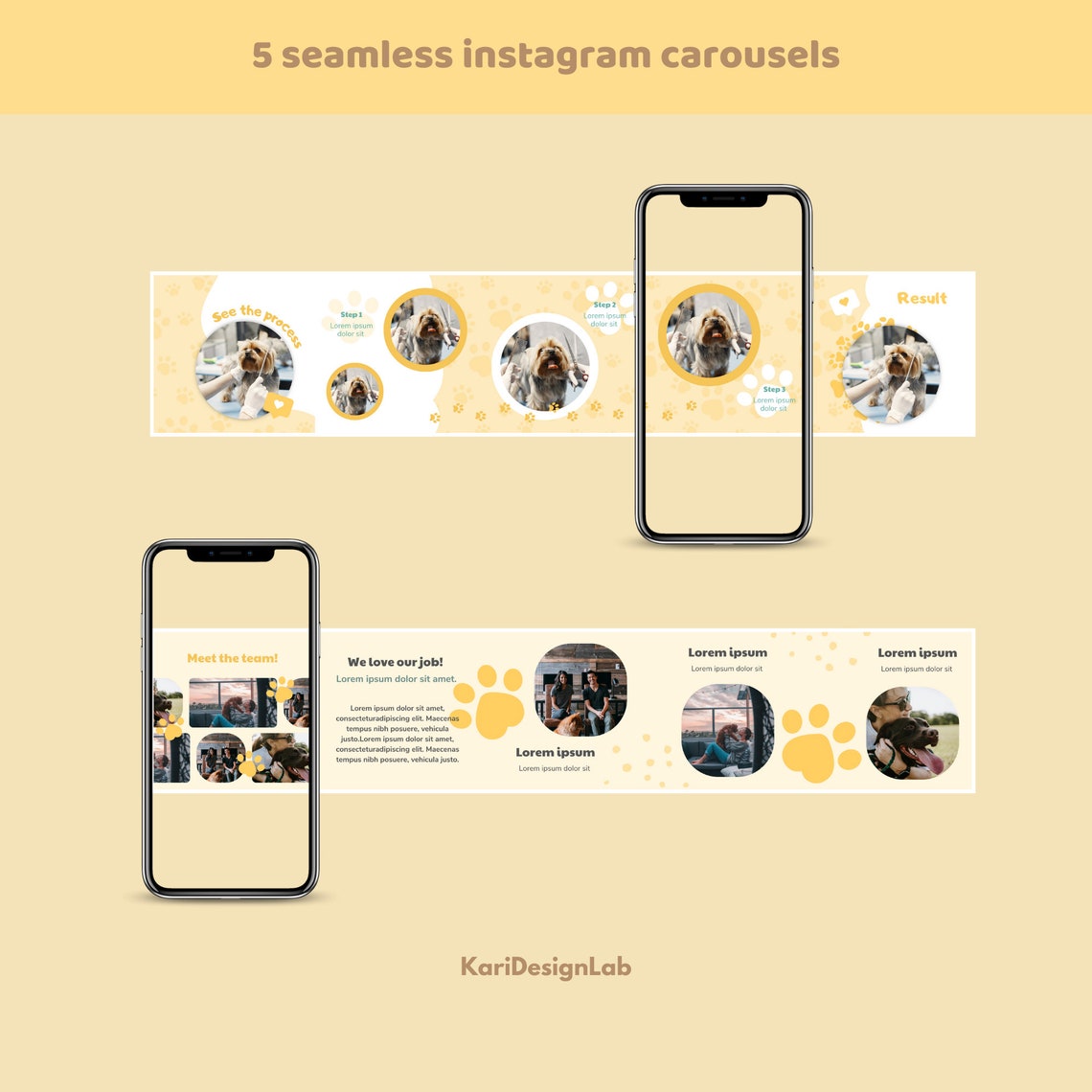 105 Dog Instagram Templates Dog Instagram Dog Groomer - Etsy