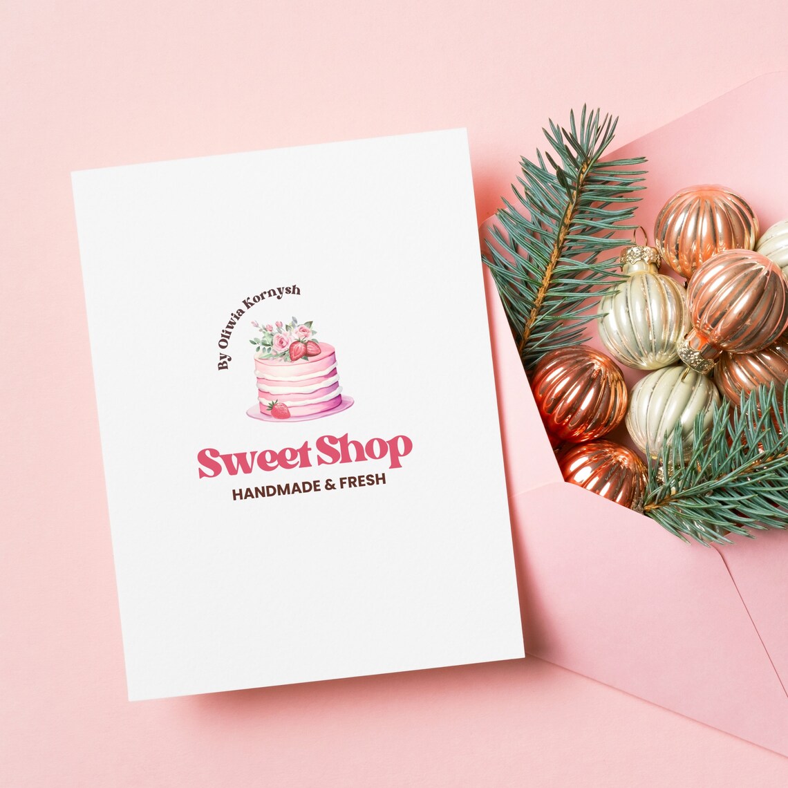 Bakery Logo Template, Baking Logo, Cake Business Logo, Cake Logo ...