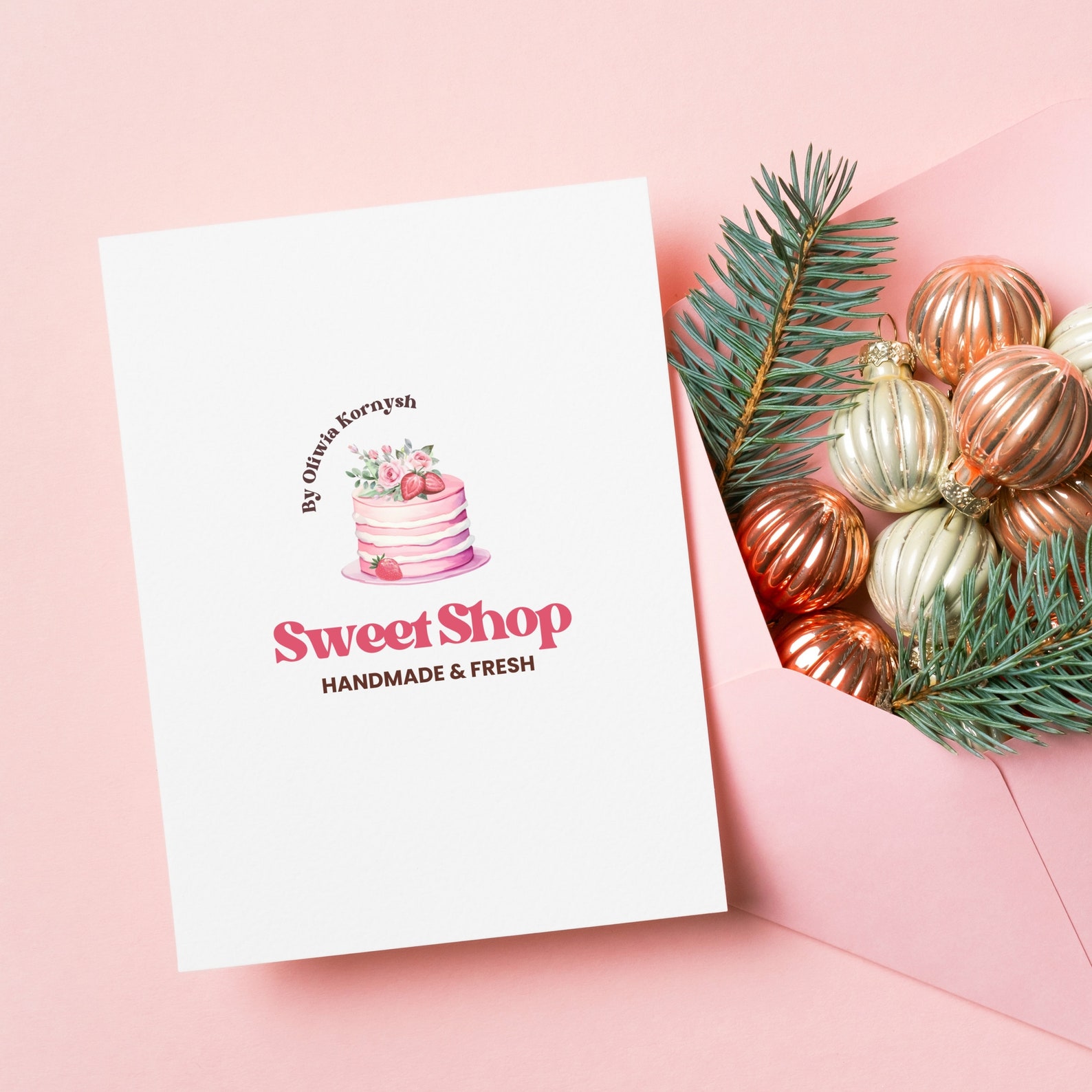 Bakery Logo Template, Baking Logo, Cake Business Logo, Cake Logo ...