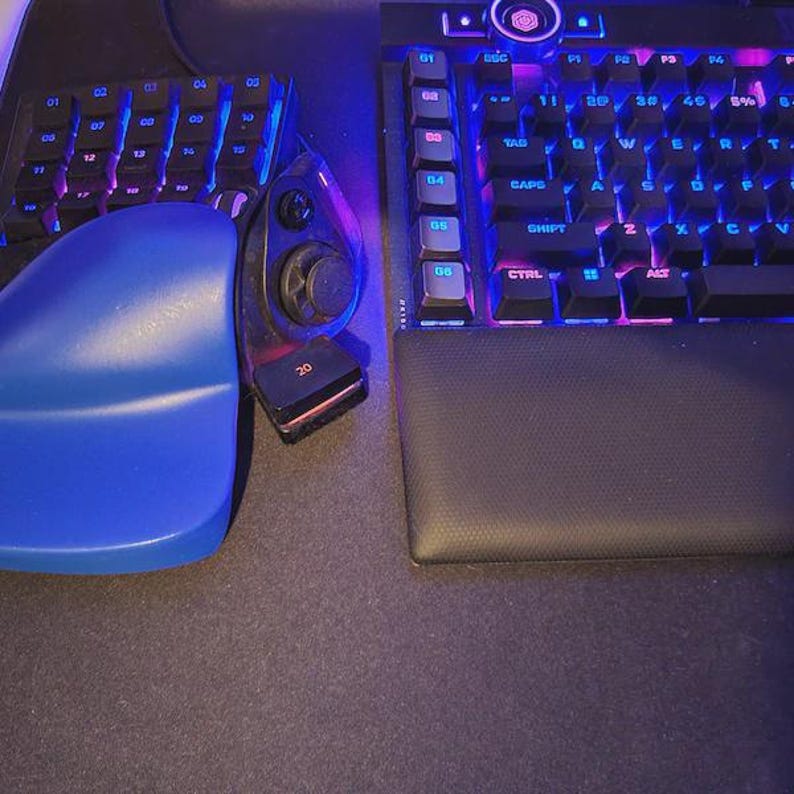 Razer Tartarus V2 / Pro Compatible Palm Rest – Replacement by Zuleforge ...