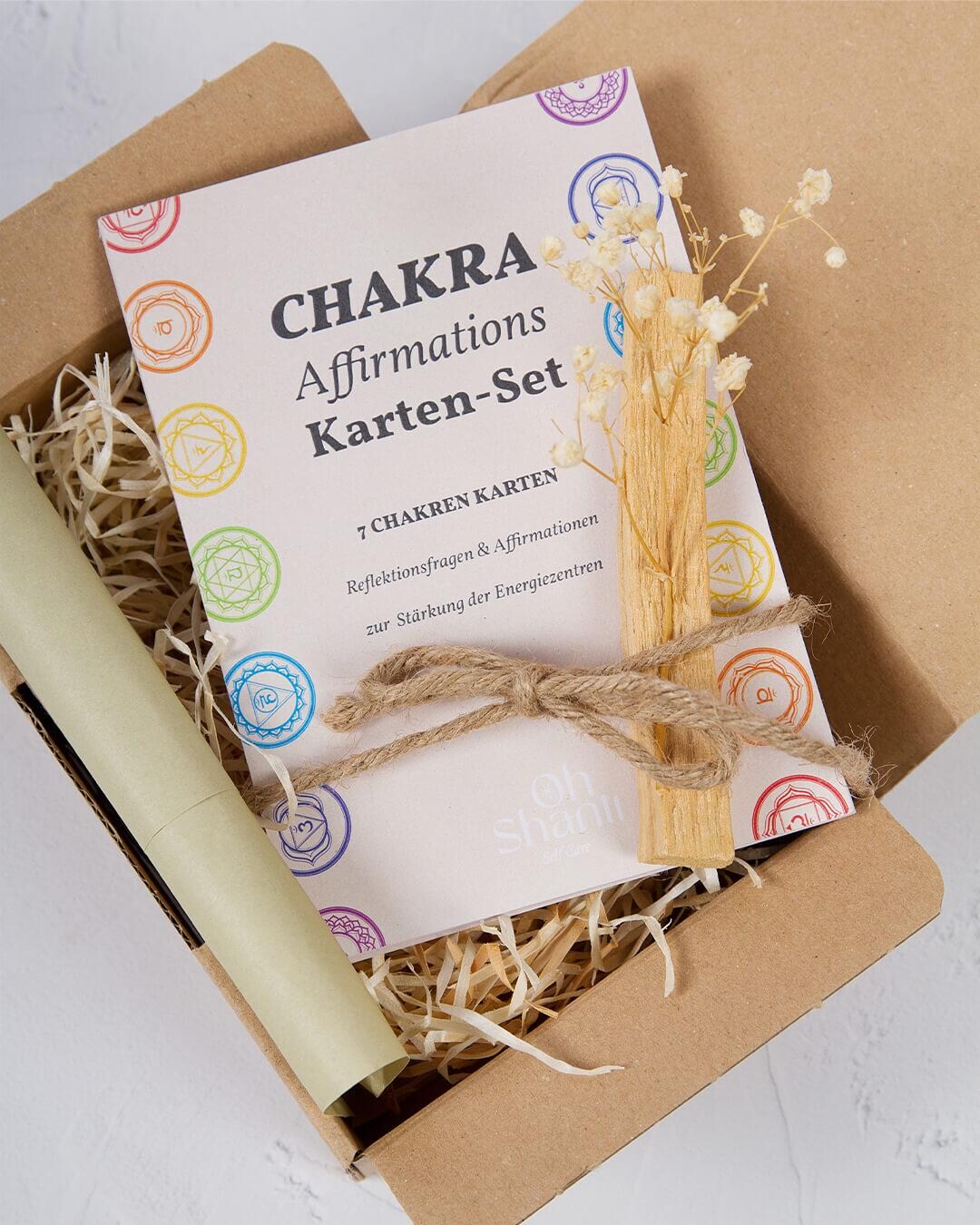 Chakra Affirmations Card Set incl. Palo Santo - Etsy