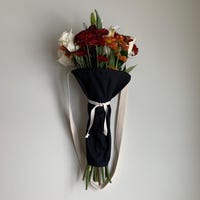Fresh Cut Flower Tote, Lay Flat Flower Carrier With Pocket, Canvas Bag ...