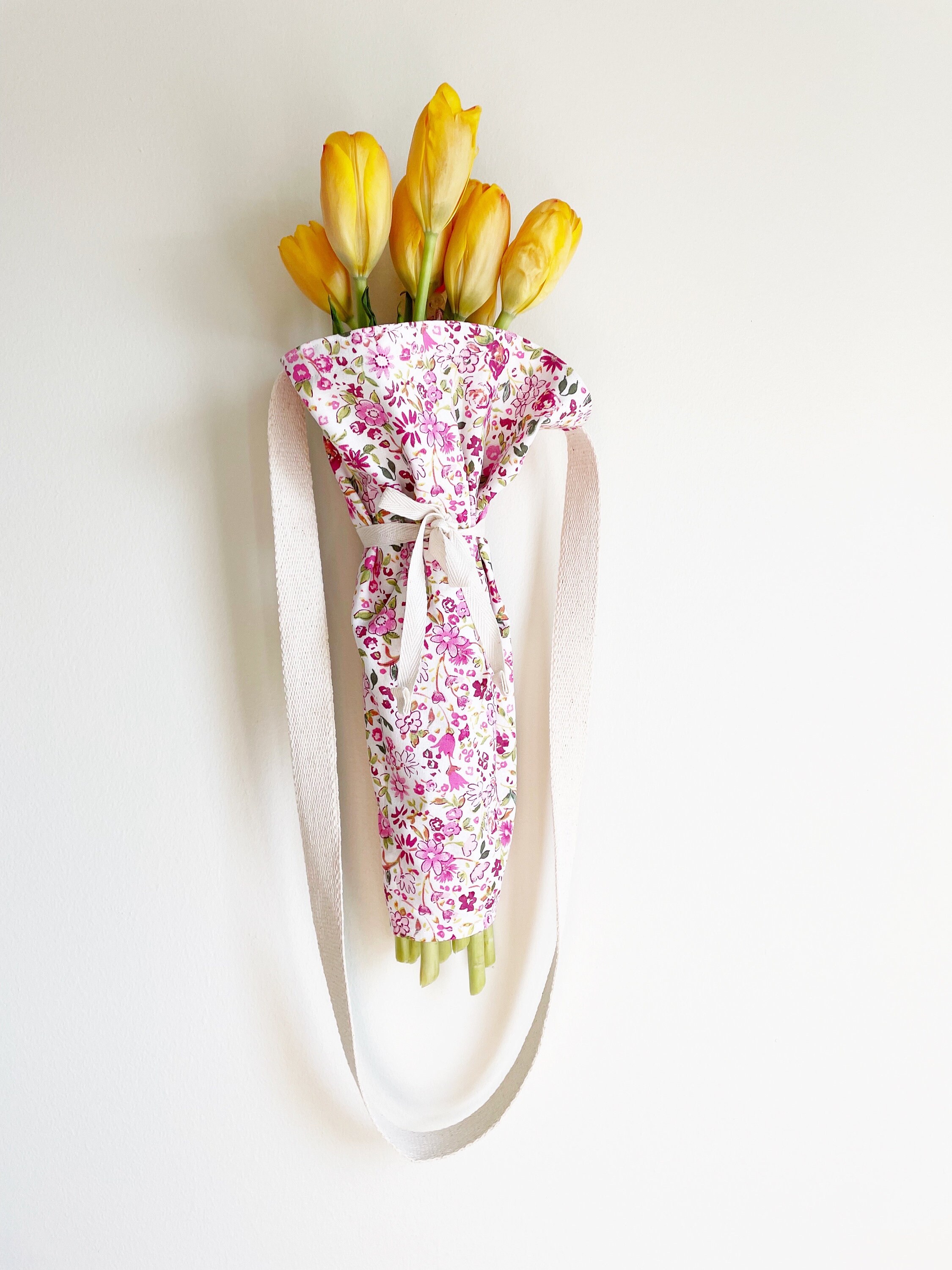 Flower Satchel, Bouquet Carrier Wrap, Florist Flower Tote Bag, Reusable ...