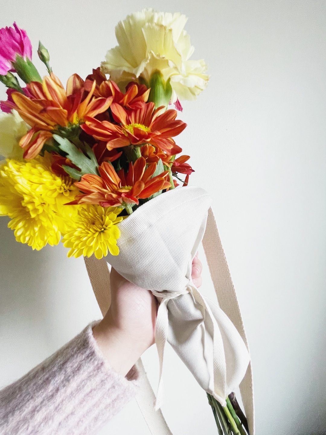 Flower Tote Bag, Bouquet Sleeve Gift Bag, Florist Supplies, Fresh Cut ...