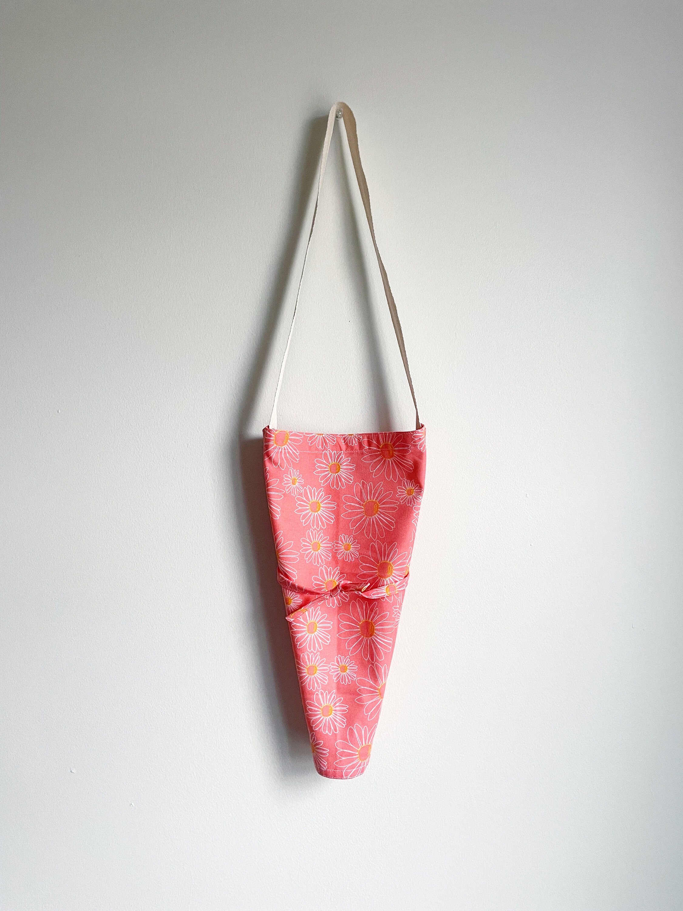 Handmade Flower Satchel, Bouquet Carrier Wraps, Floral Tote Bag ...