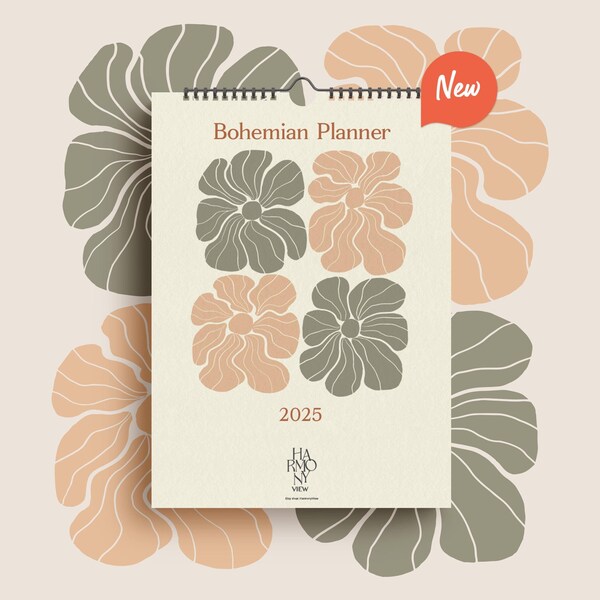 Preppy Calendar 2025 - Etsy