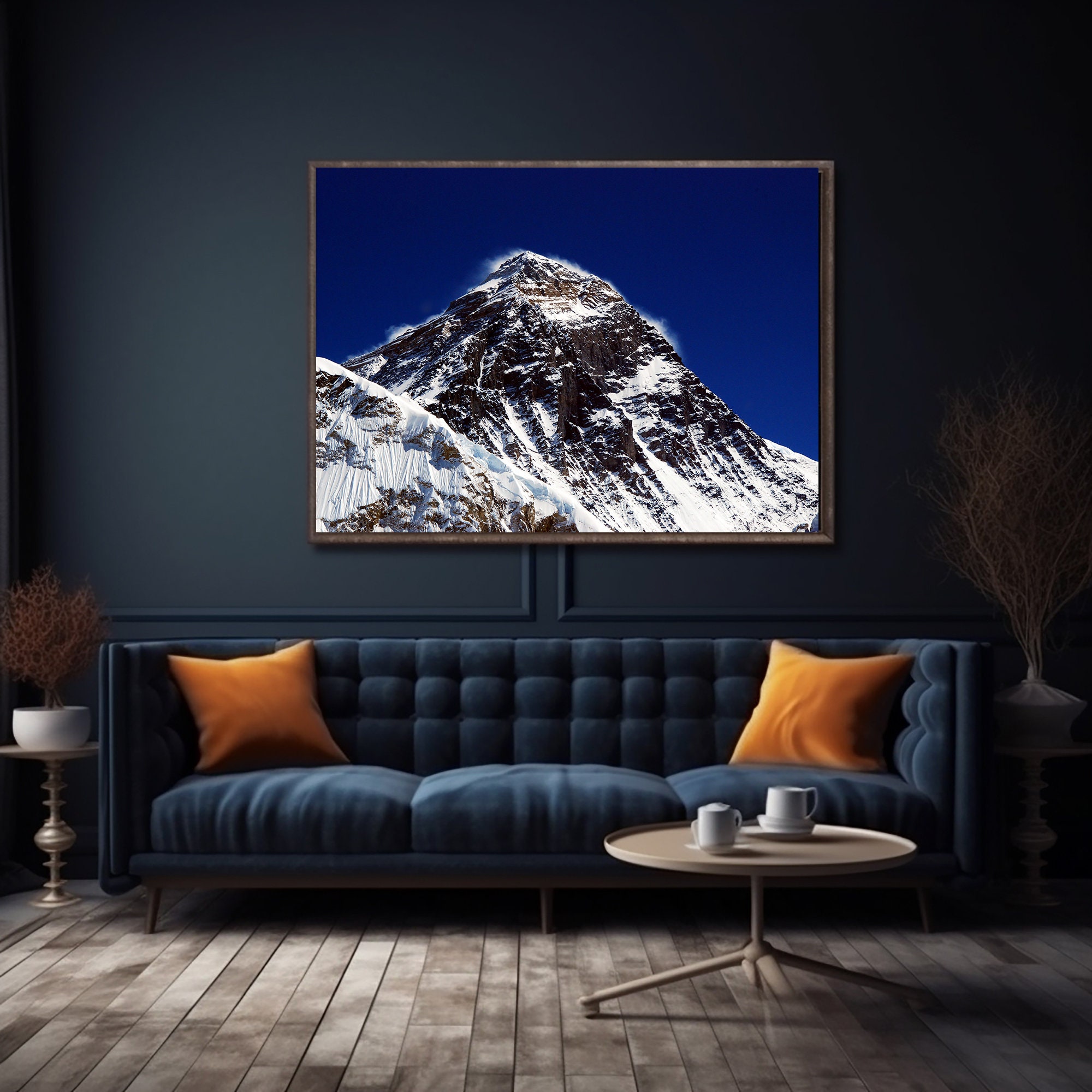 Mount Everest, Mountain Canvas Print, Landscape Canvas Art Himalayan ...