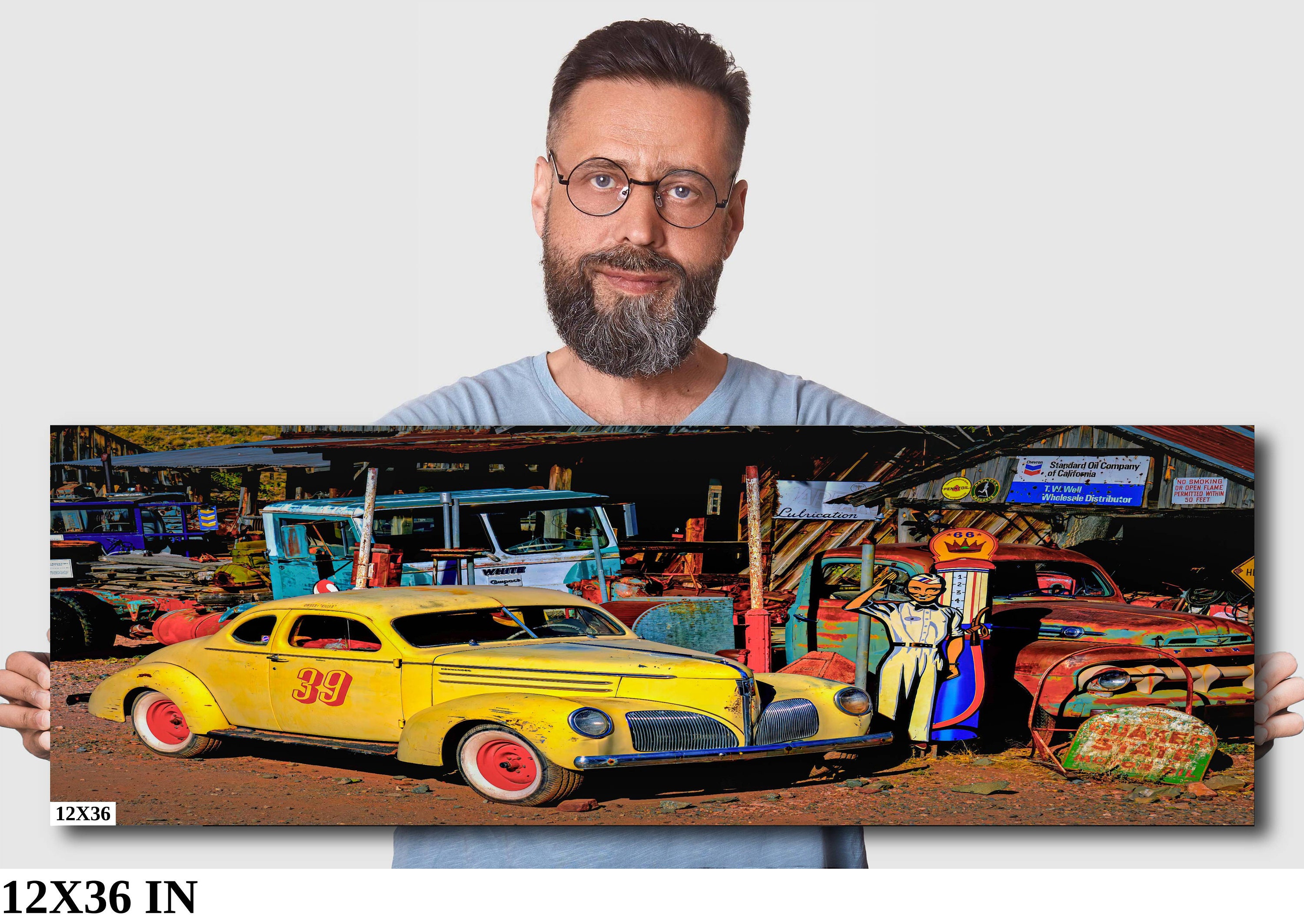 Antique Studebaker Antique Car Art Classic Car Wall Art Garage Kit ...
