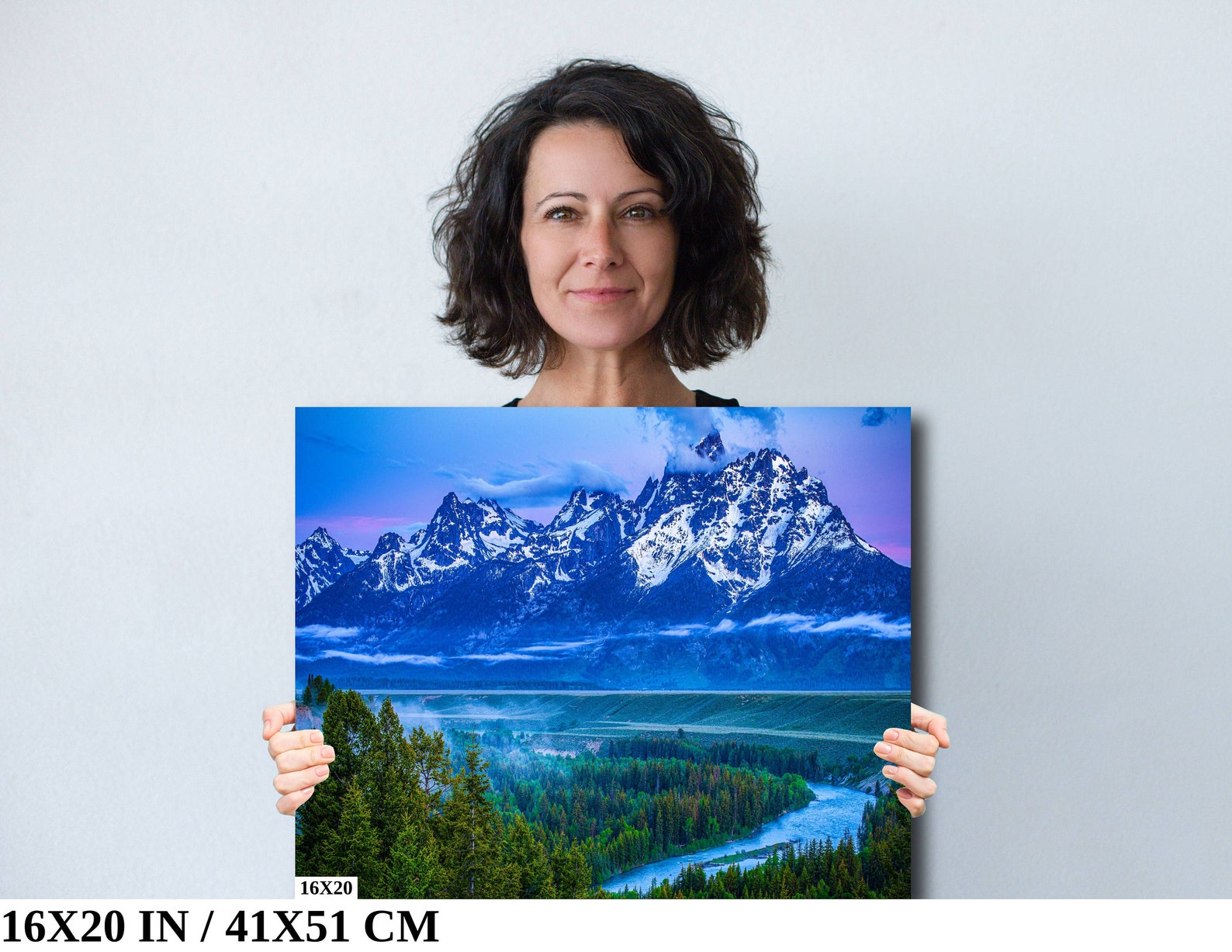 Ansel Adams Snake River Overlook Wall Art Grand Tetons National Park ...