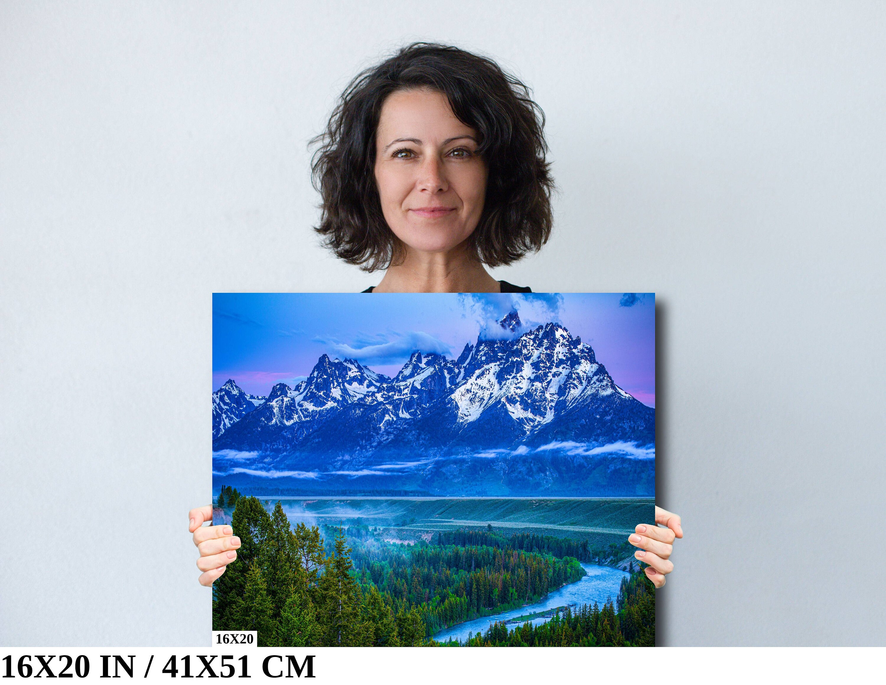 Ansel Adams Snake River Overlook Wall Art Grand Tetons National Park ...