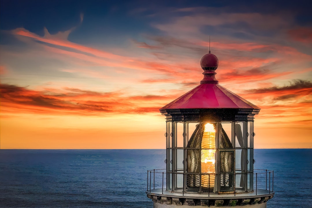 Lighthouse Print Wall Art Work From Home Entry Way Print Large Art ...