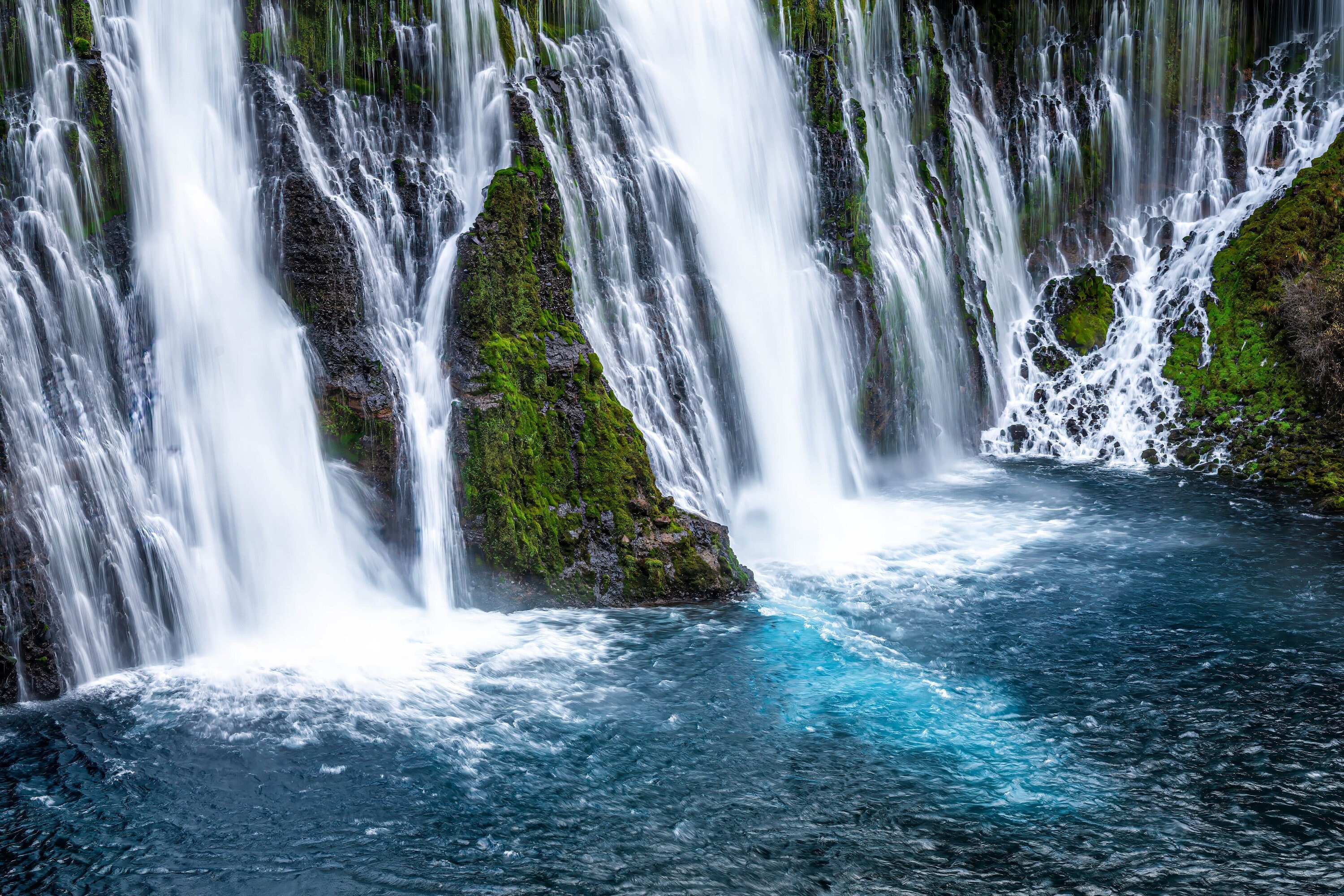 Burney Falls Northern California Wall Art Waterfall Salon Wall Decor ...