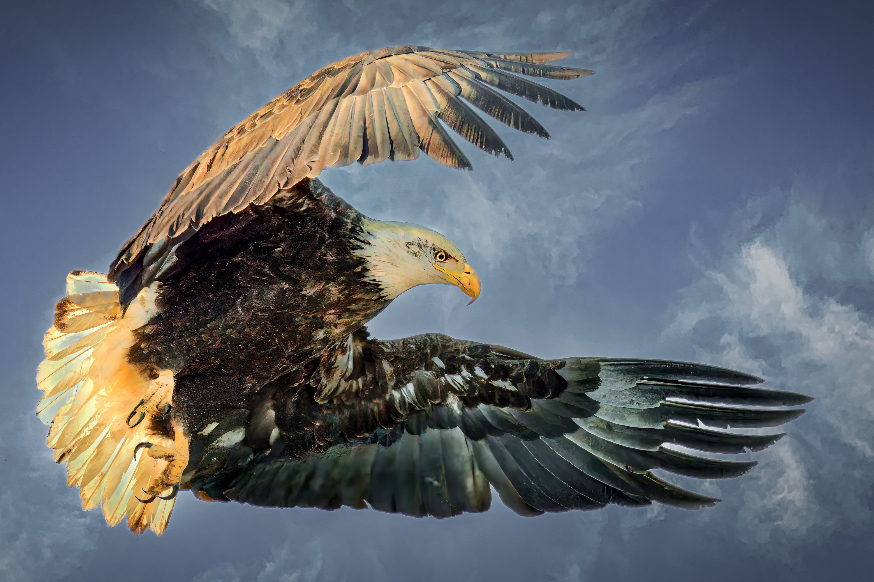 Bald Eagle Wall Art Photo Wall Decor Eagle Photograph Work - Etsy