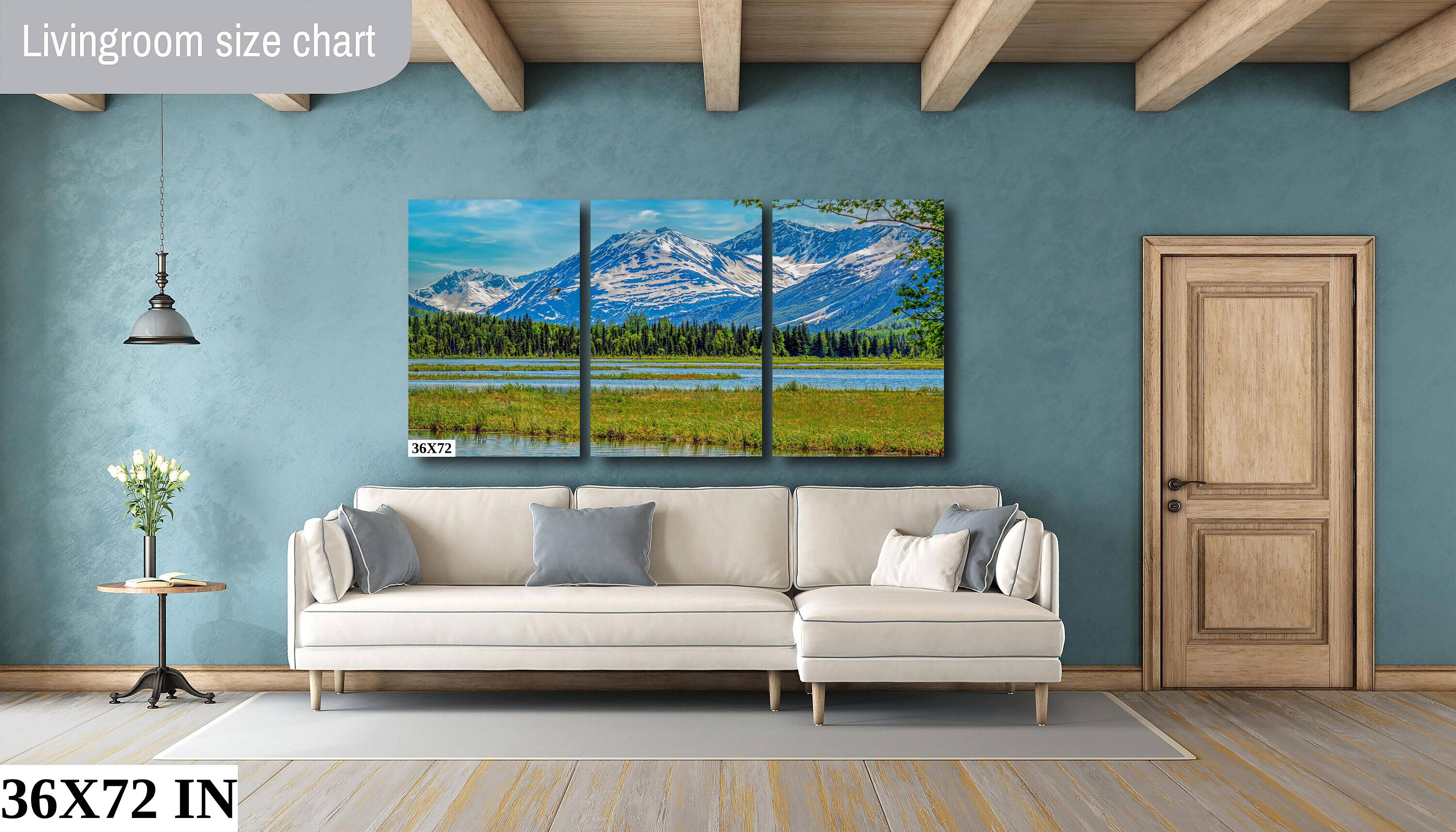 Alaska Lake Wall Art Tern Lake Photo Print Alaska Wall Decor Work From ...