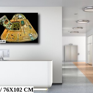 Apollo 11 Command Module Spacecraft Wall Art Space Enthusiast Gift Moon ...