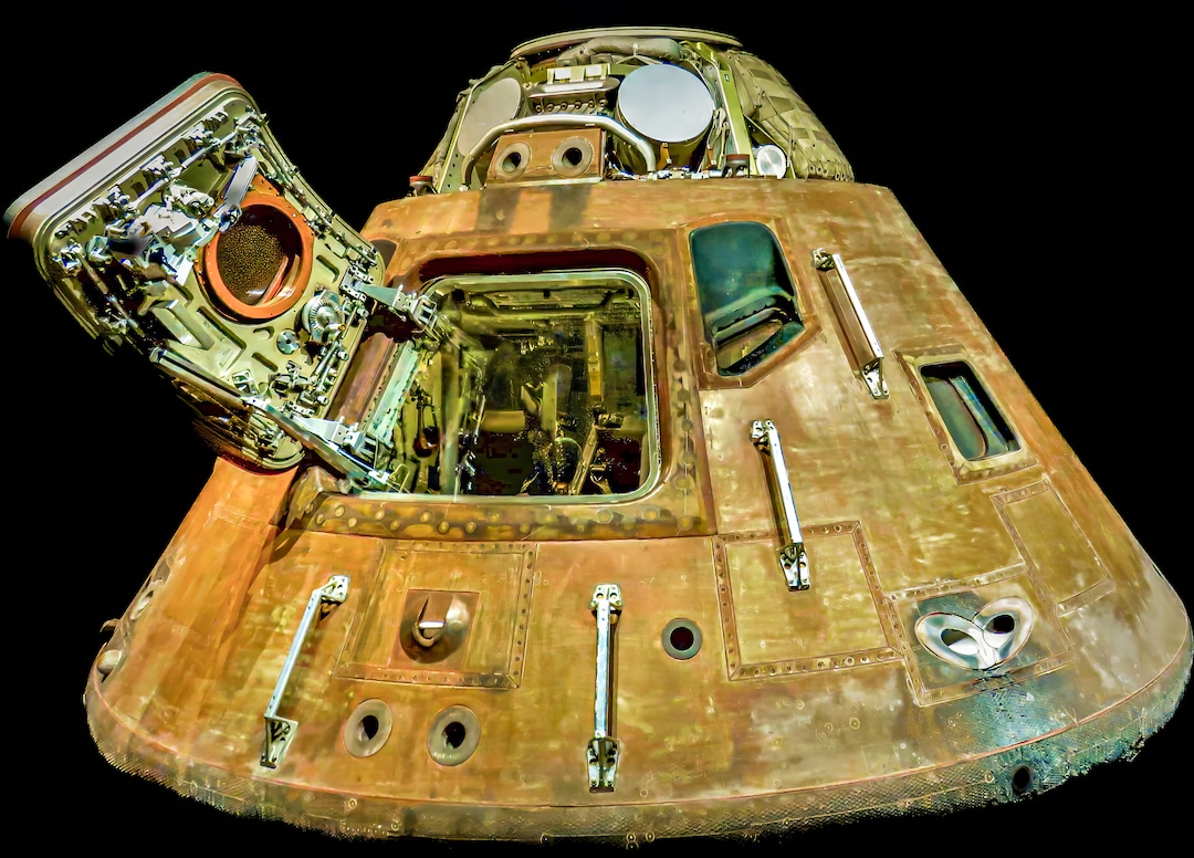 Apollo 11 Command Module Spacecraft Wall Art Space Enthusiast Gift Moon ...