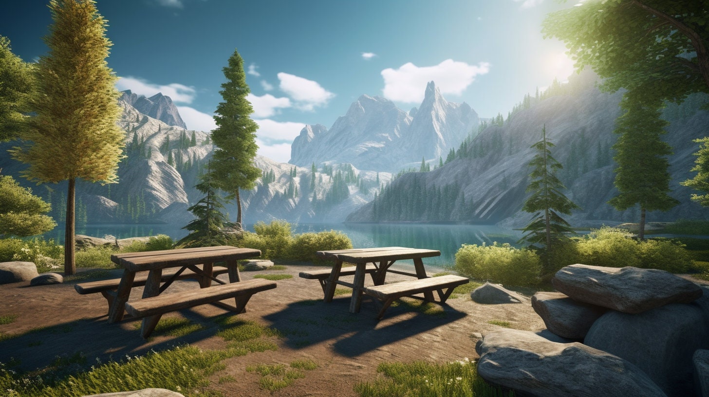 Forest Background and Scenic Zoom/teams Background Scenic Mountain View ...