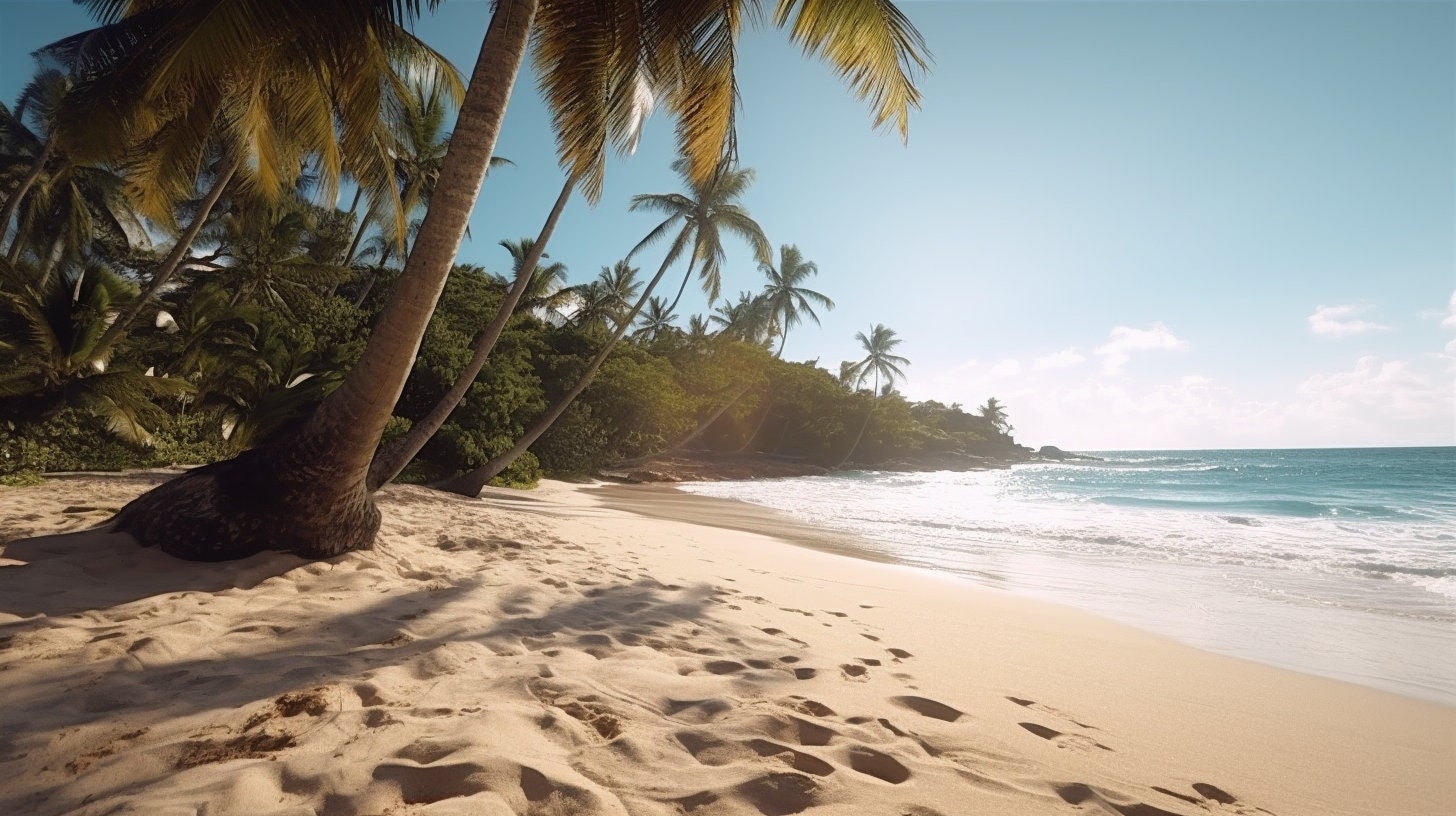 Island Oasis Zoom or Teams Background, Oasis Zoom/teams Background - Etsy