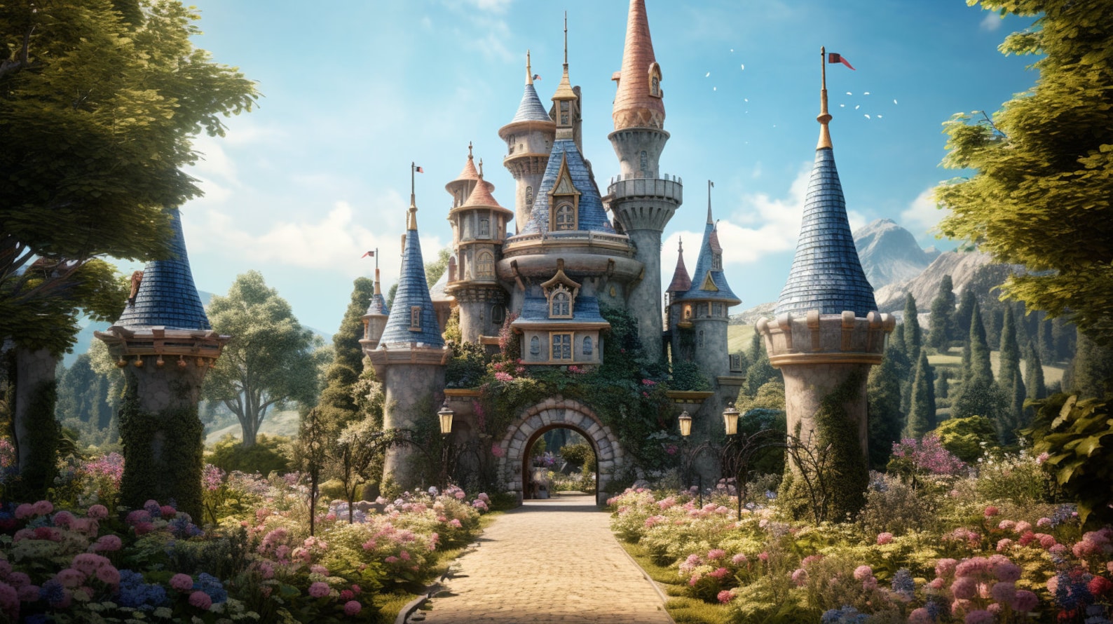 Castle Scene Zoom or Teams Background, Medieval Zoom/teams Background ...