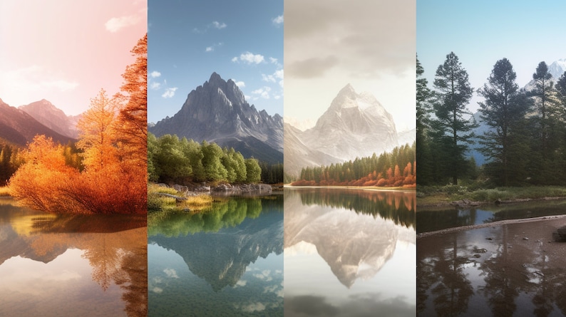 Forest Background and Scenic Zoom/teams Background Scenic Mountain View ...