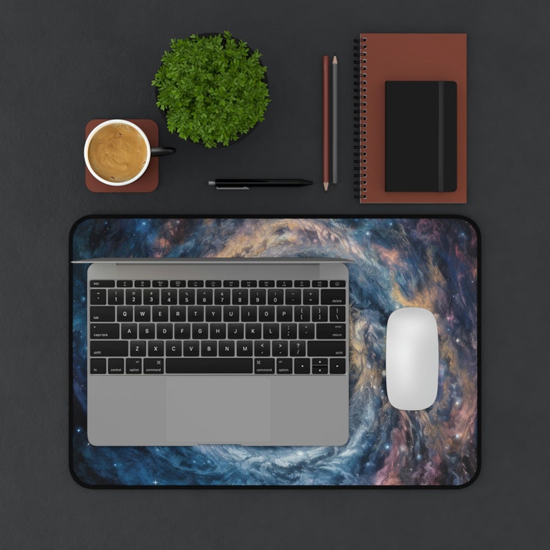 Space Desk Mat, Space Galaxy Desk Mat, Extend Gaming Mouse Pad, Desk ...