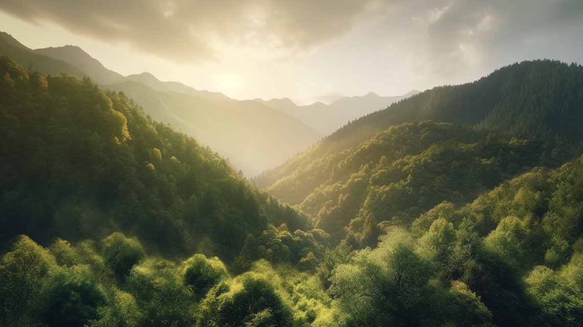 Forest Background and Scenic Zoom/teams Background Scenic Mountain View ...