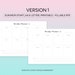 Single Page Weekly Planner Printable Landscape Office Planner Desk ...