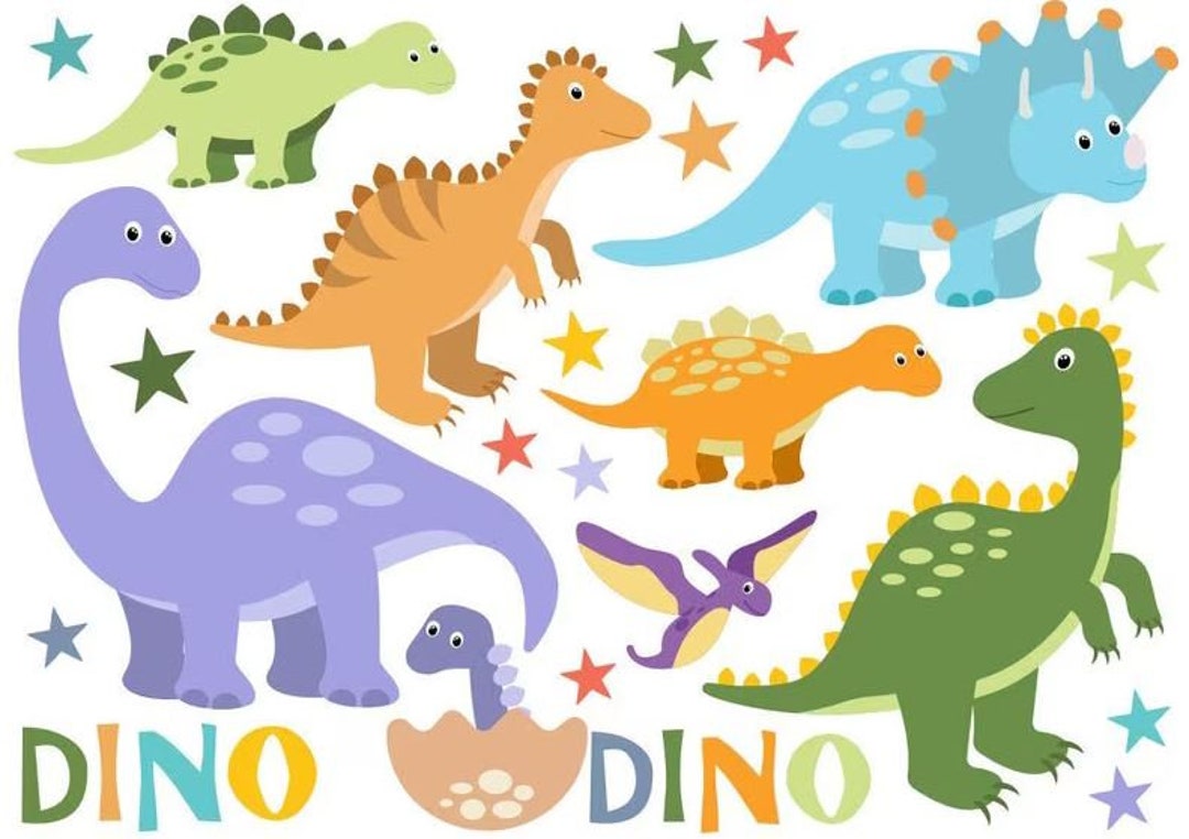 BS66 Set Iron-on Transfer Dino Primeval Animals - Etsy
