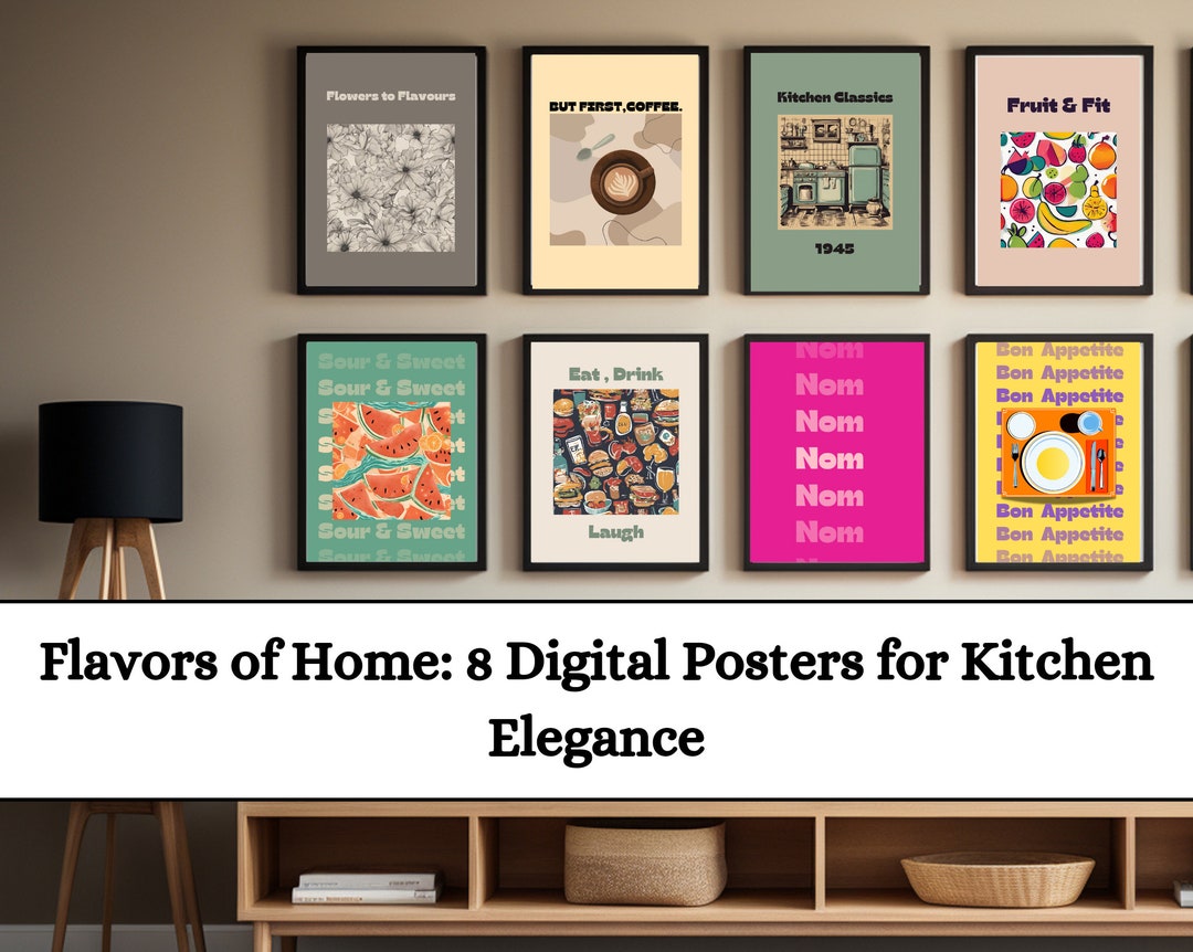 Vintage Kitchen Poster - Etsy