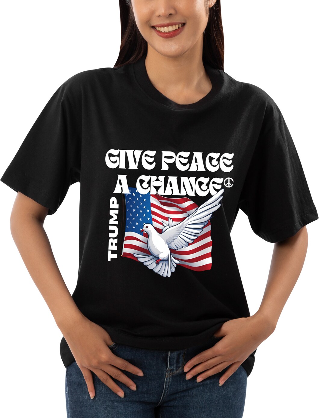 Peace Dove Trumpshirt, Anti-democrat, Election 2024, Free Donald Trump ...